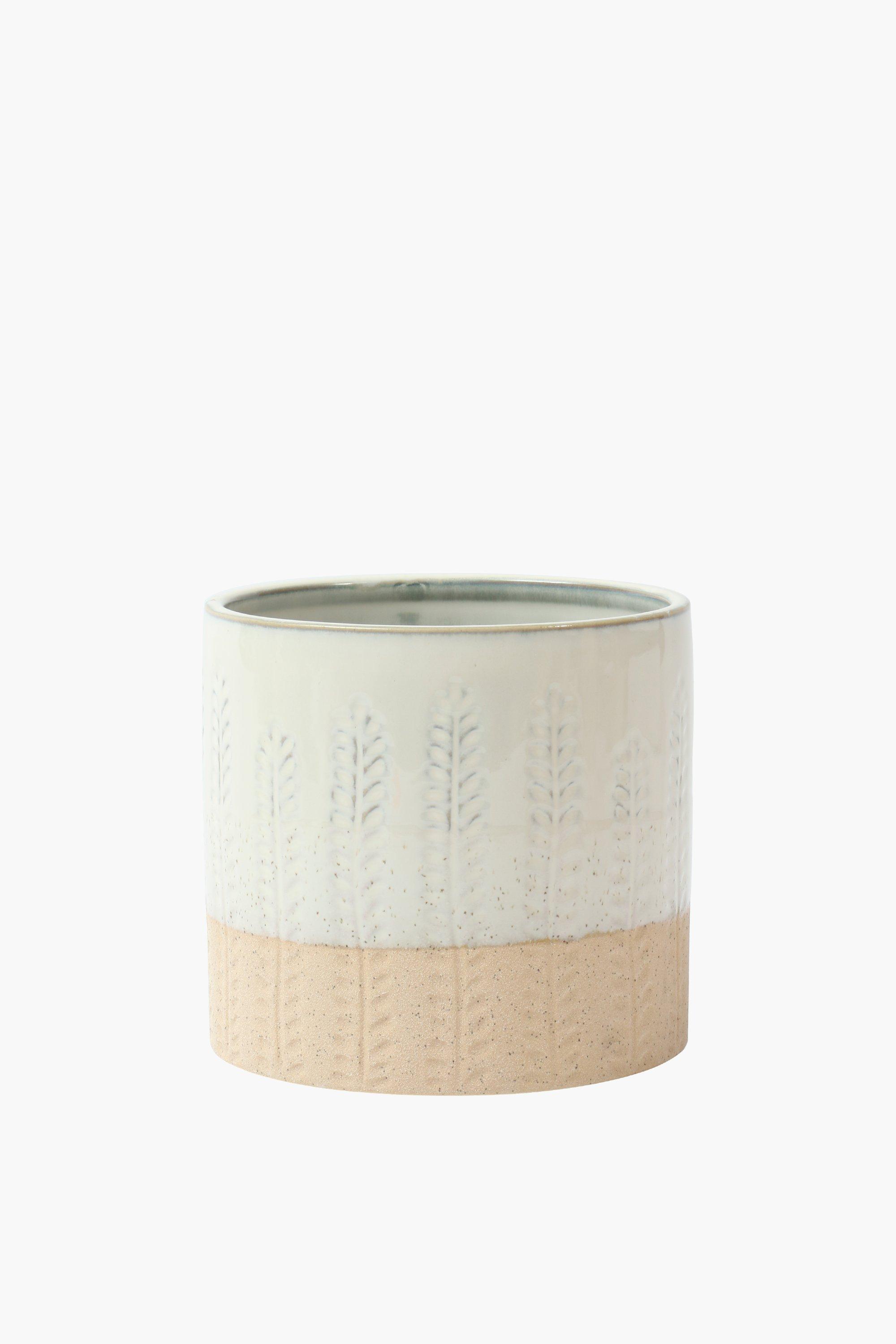 Fern Block Planter, 17x16cm