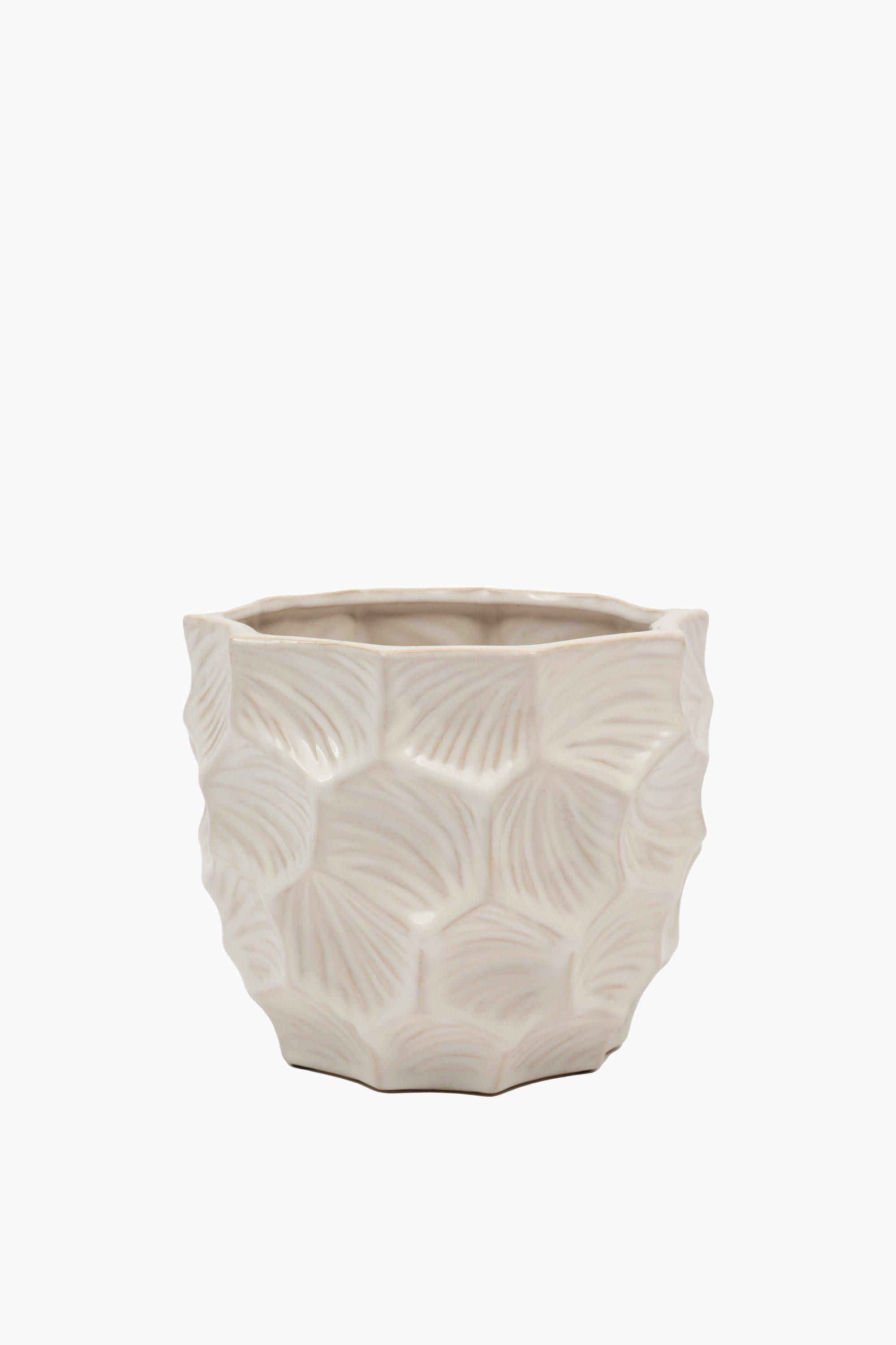 Dimple Leaf Planter, 17x20cm