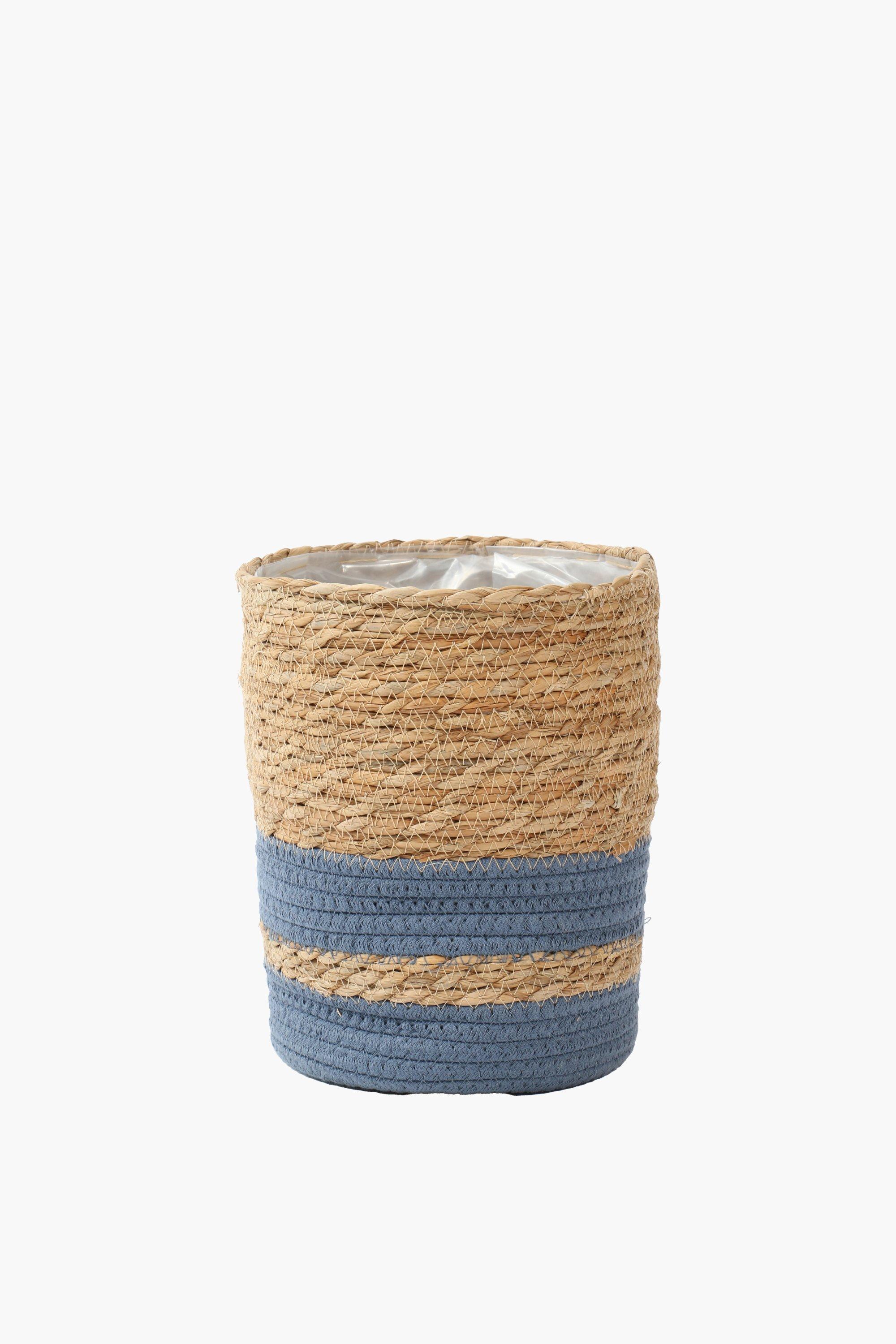Rush Cotton Planter, 20x25cm