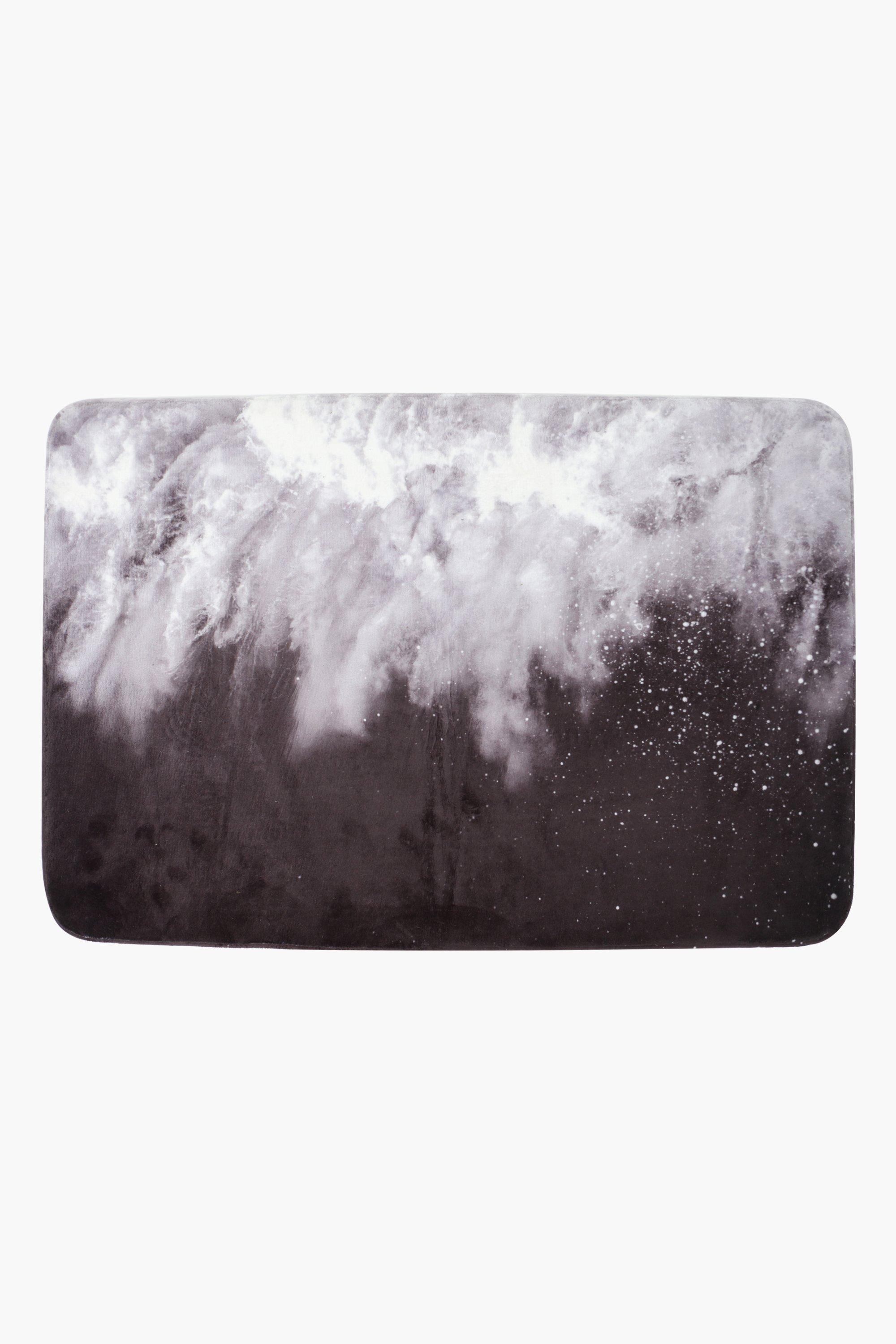 Printed Cotton Landscape Extra Large Bath Mat, 70x110cm