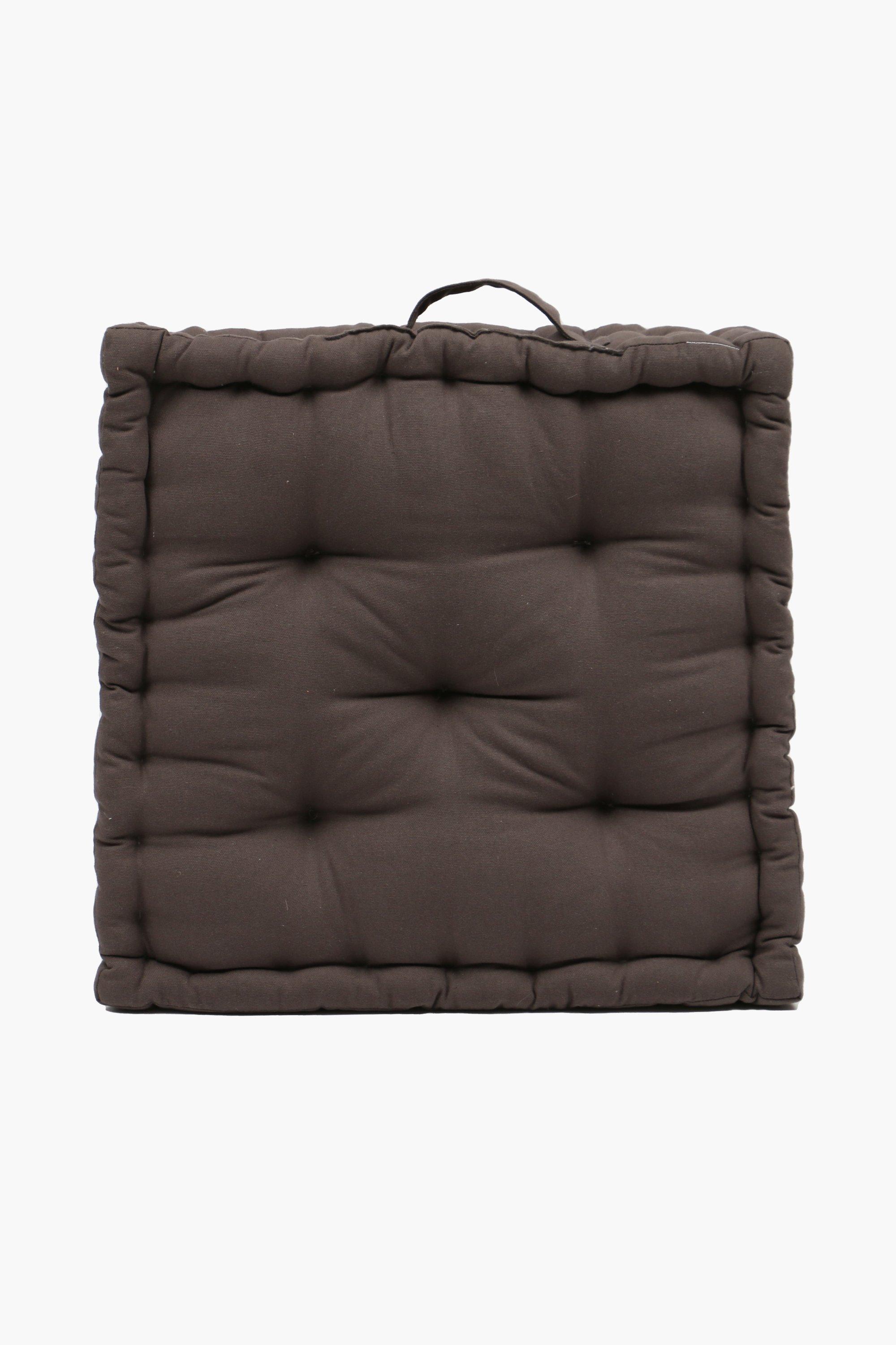 Plain Cotton Mattress Cushion 45x45x10cm
