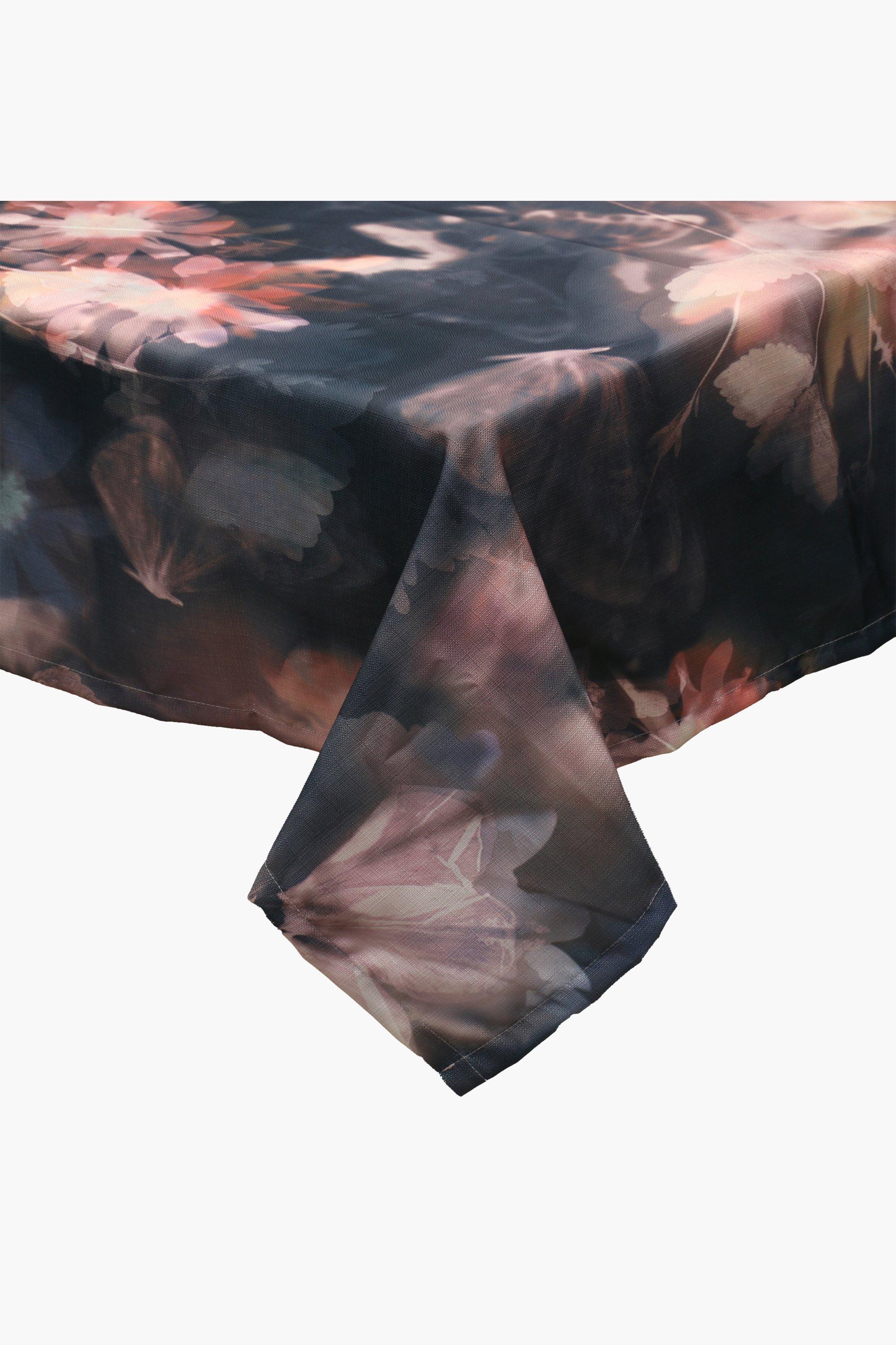 Floral Polyester Tablecloth 180x270cm