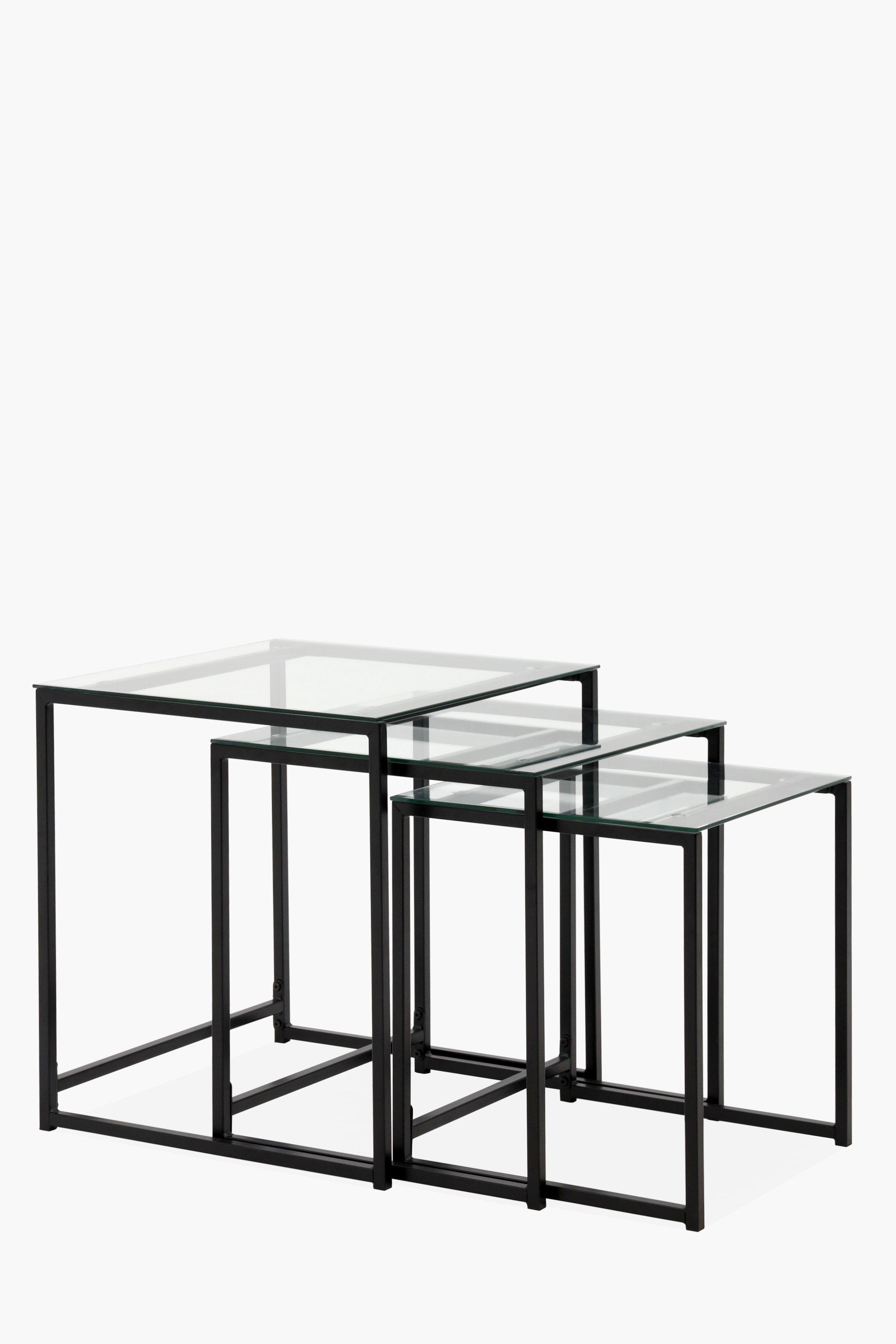 Urban Glass Nested Side Tables