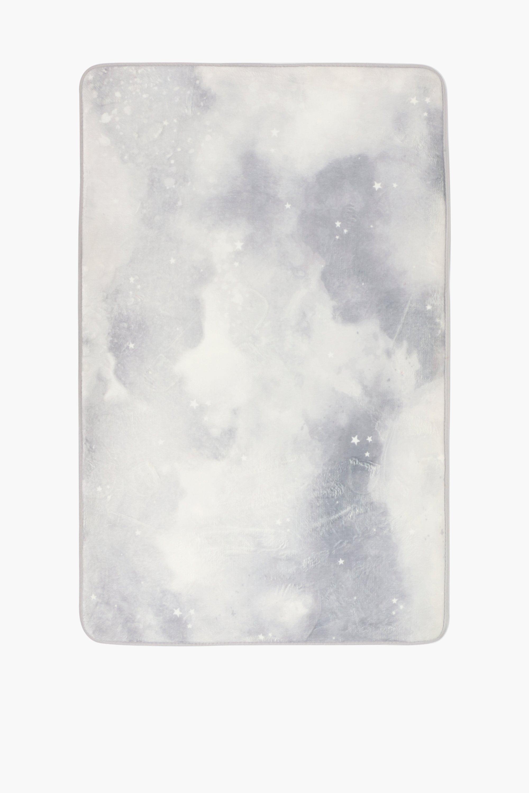 Flannel Printed Star Rug, 70x110cm