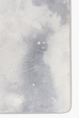 Flannel Printed Star Rug, 70x110cm