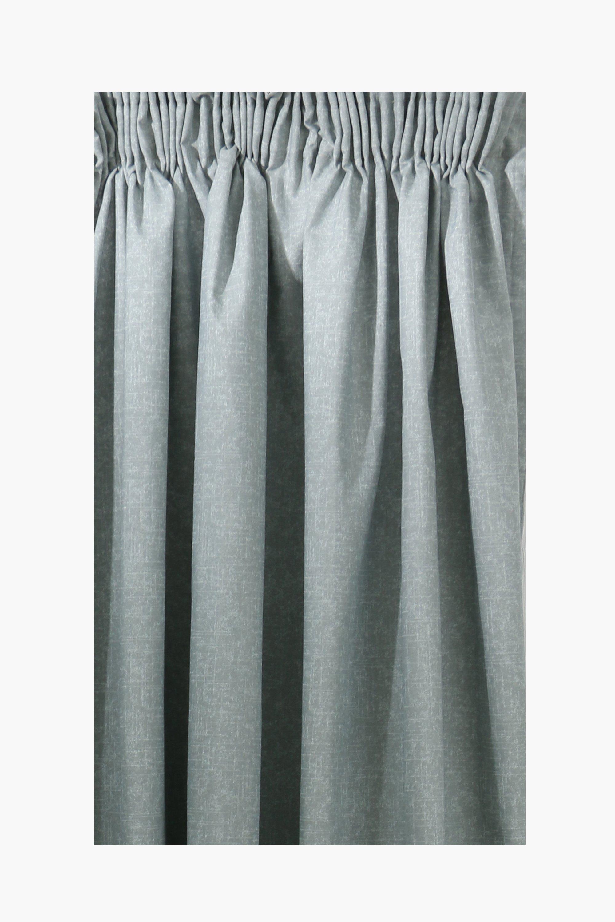 Textured Belmont Taped Curtain, 230x218cm