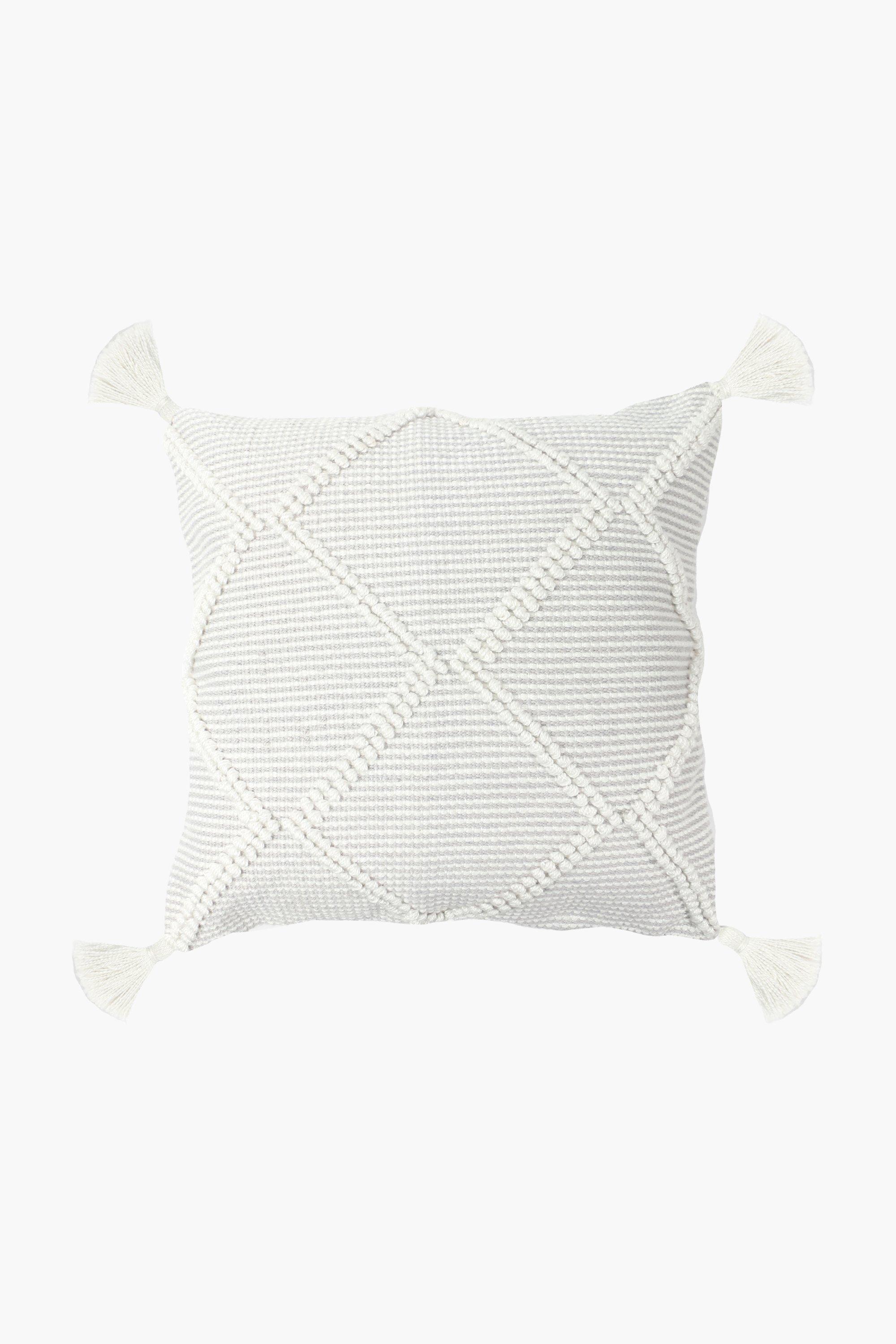 Premium Textured Diamond Feather Scatter Cushion, 60x60cm