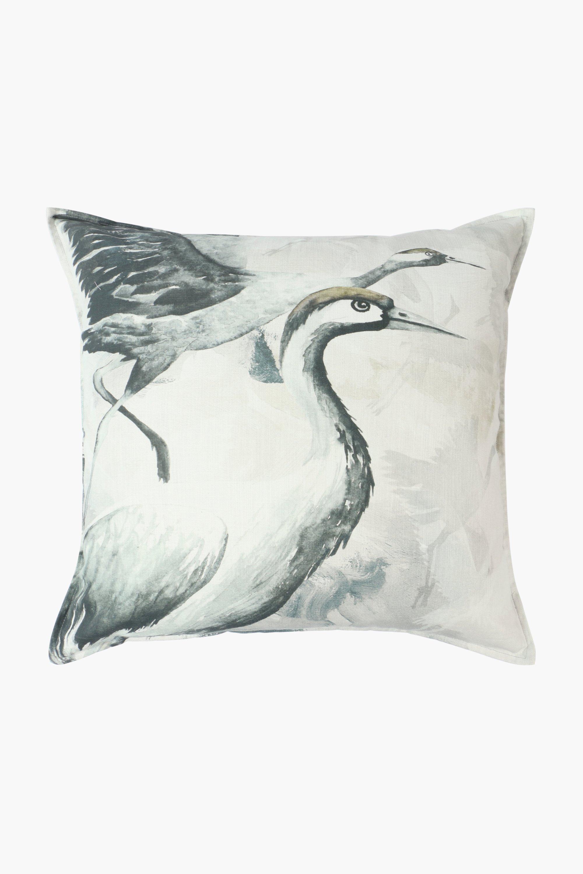 Premium Kara Crane Feather Scatter Cushion, 60x60cm