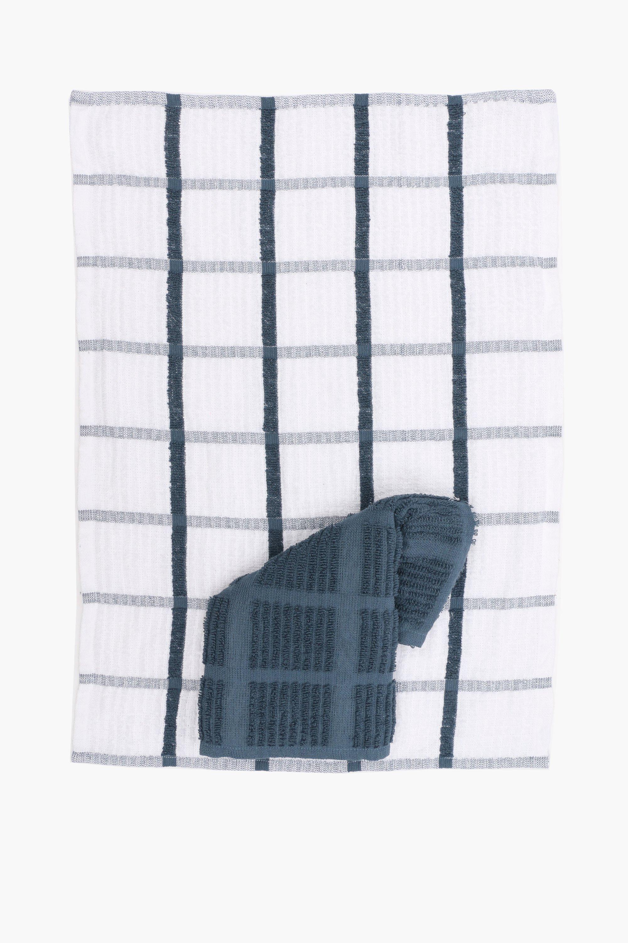 2 Pack 100% Cotton Terry Tea Towels