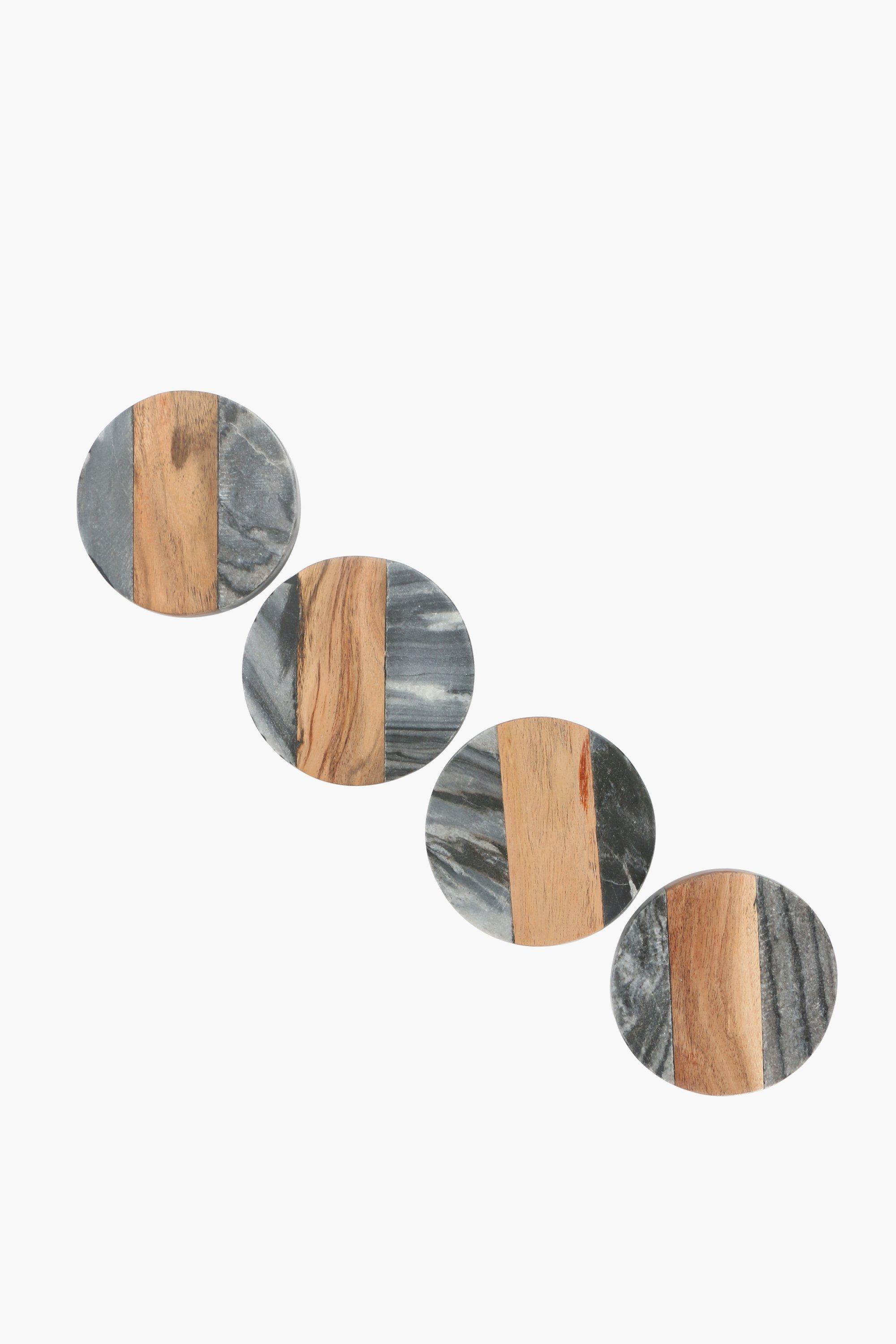 4 Pack Marble Coasters