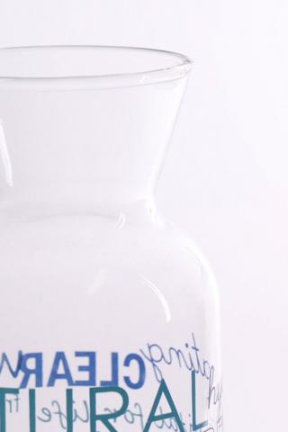Script Glass Carafe, 1 Litre