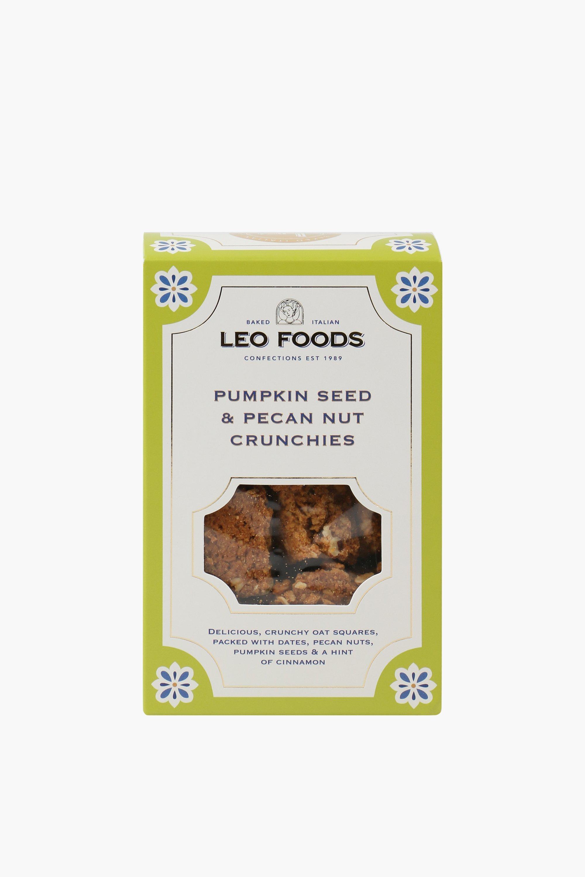 Leo Foods Pumpkin Seed And Pecan Nut Crunchies, 200g