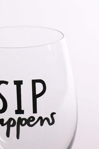 Script Stemless Glass