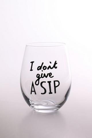Script Stemless Glass