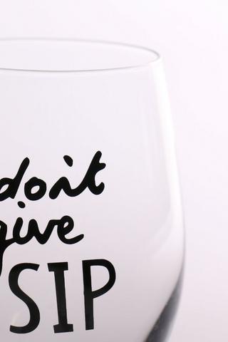 Script Stemless Glass