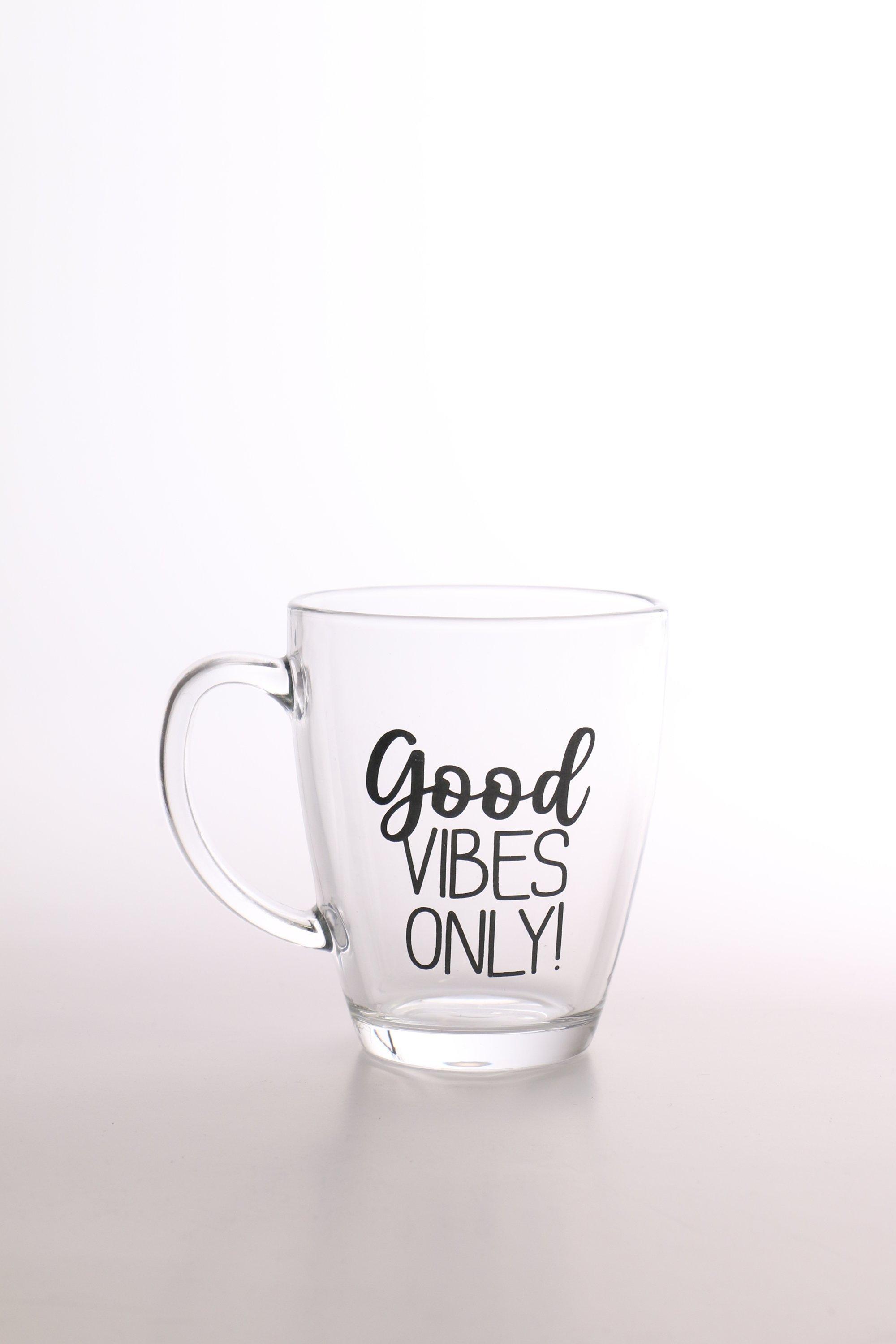 Script Glass Mug
