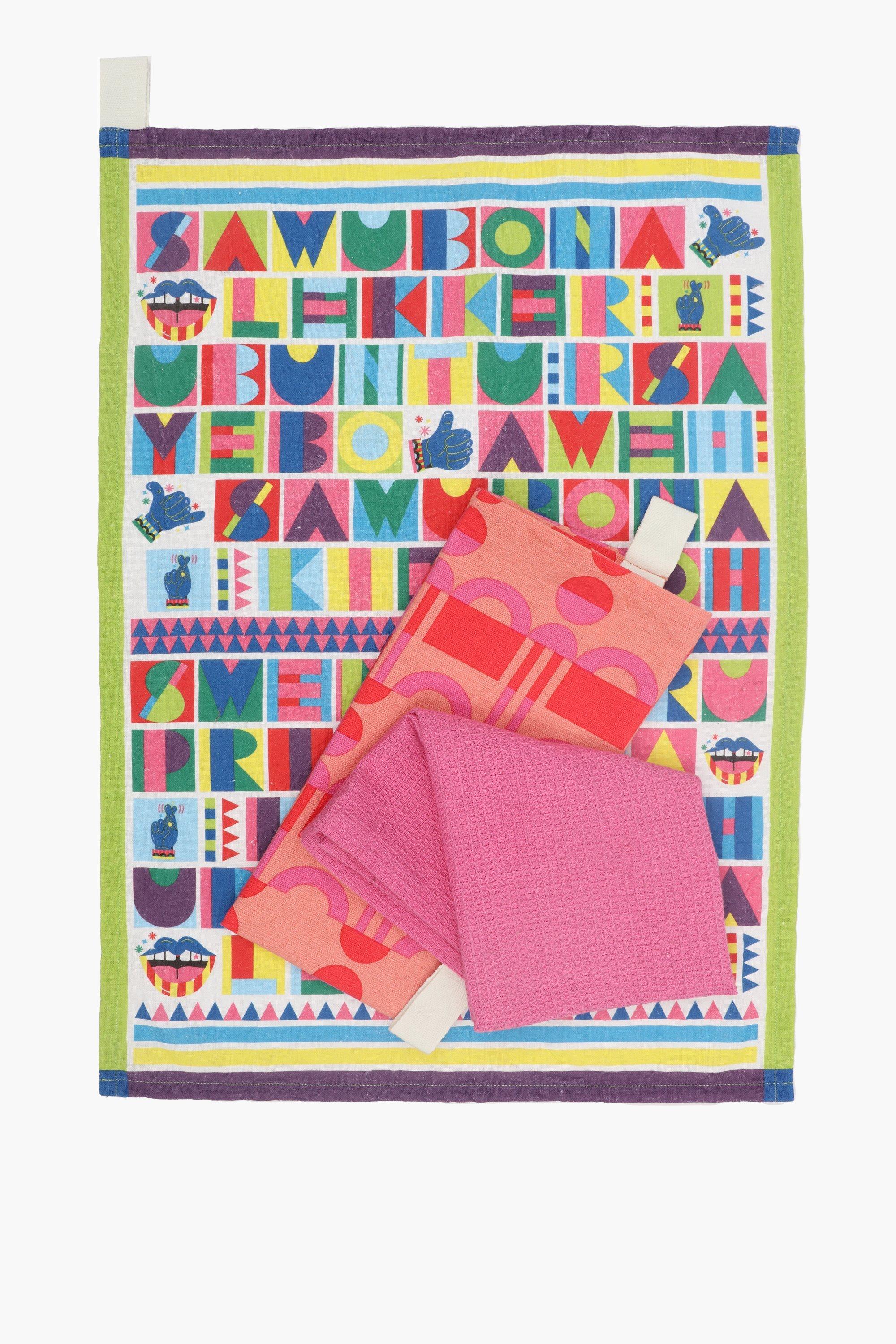 Colab Zinhle Sithebe 3 Pack Tea Towels