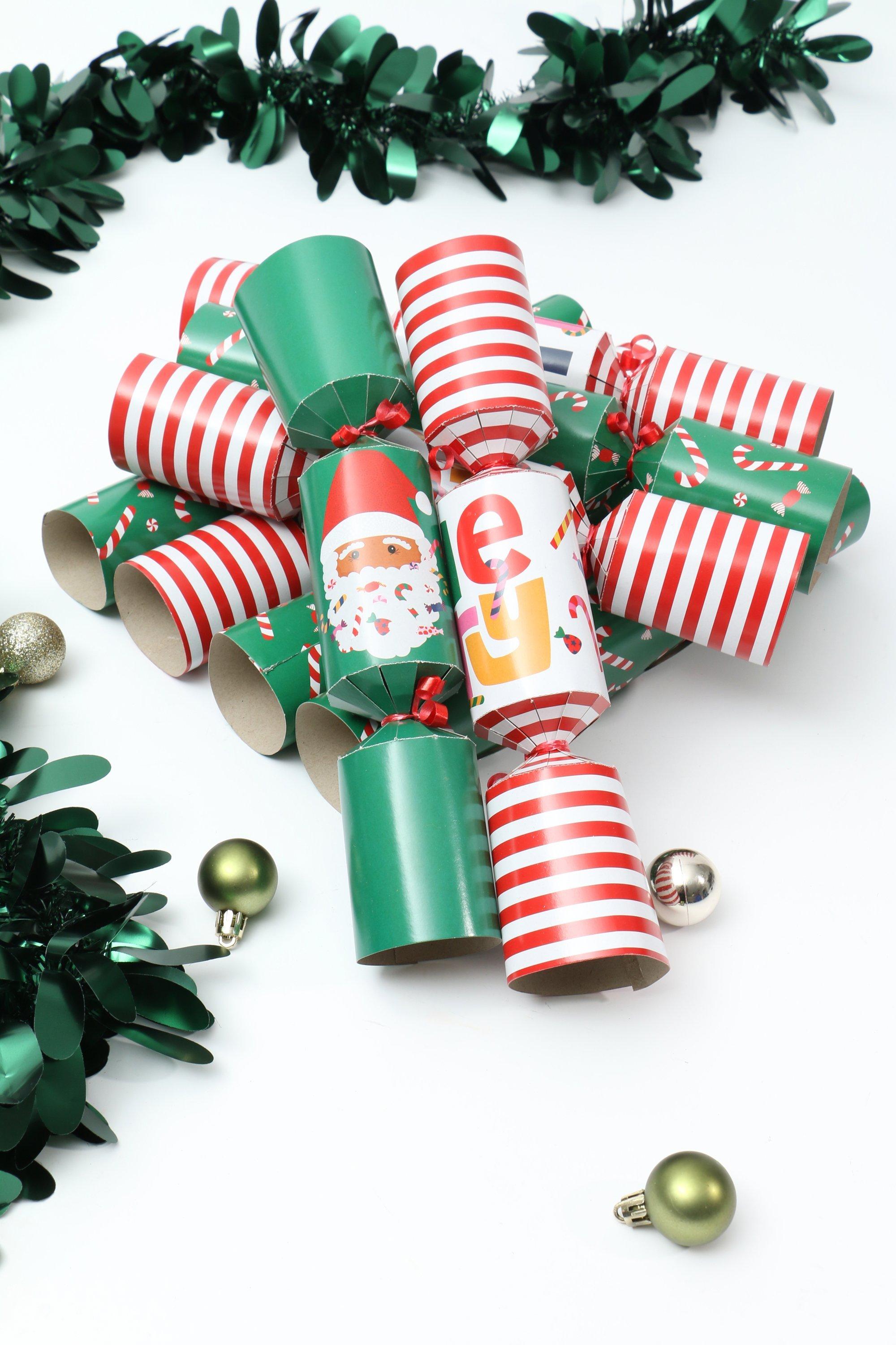 12 Pack Kids Festive Crackers