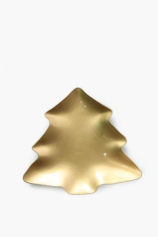 Festive Tree Serving Plate