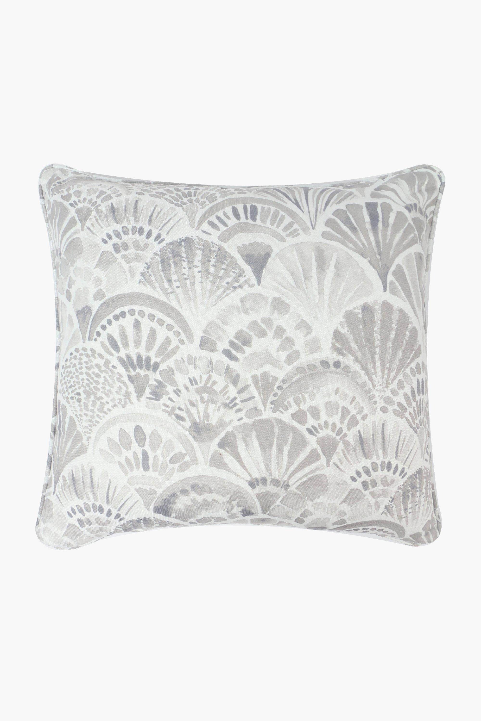 Printed Patio Shells Scatter Cushion, 60x60cm