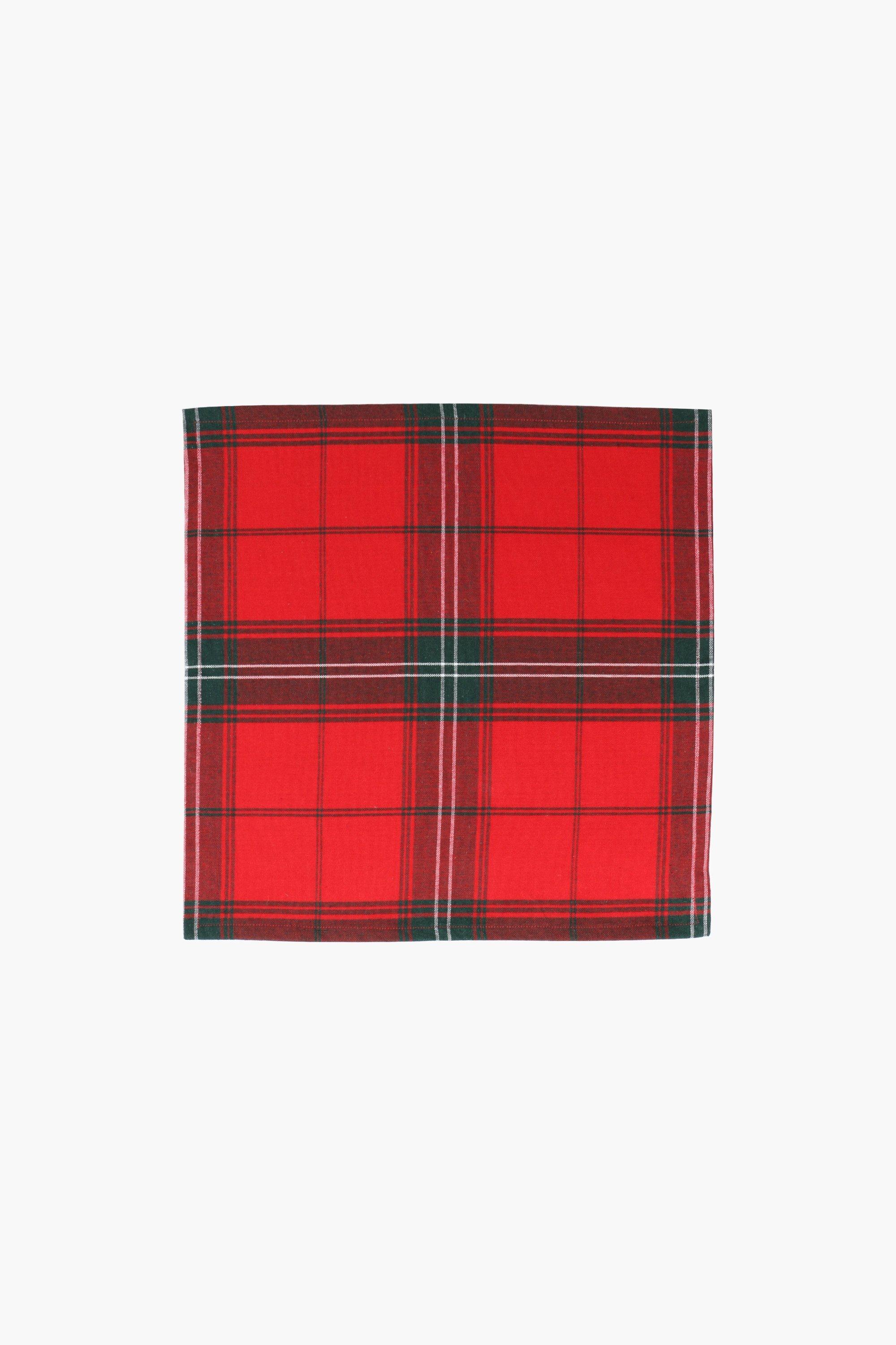 Festive Check Napkin, 40x40cm