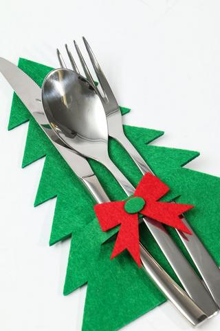 Festive Felt Cutlery Pocket