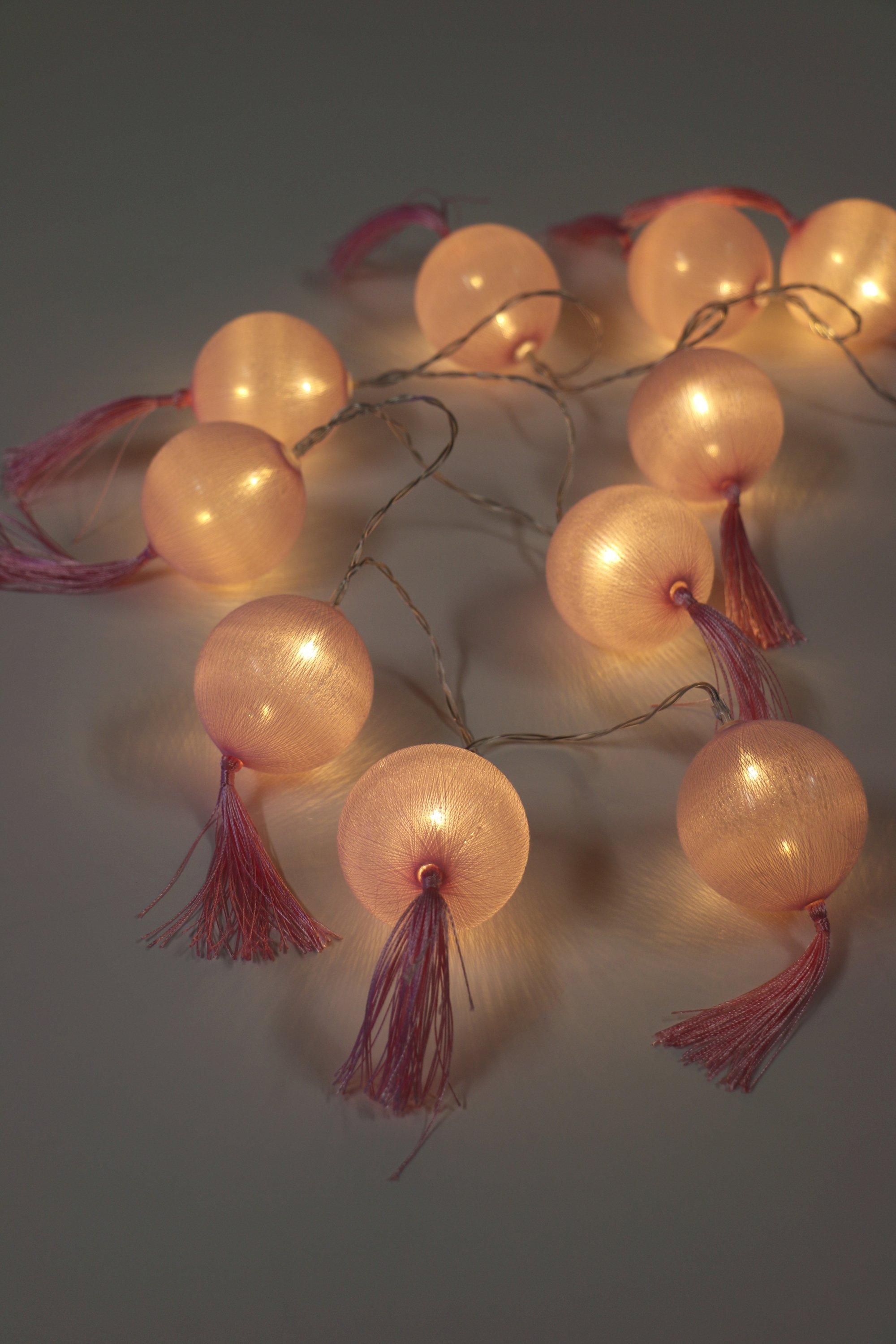 Pom Pom Tassel String Lights 1.5m