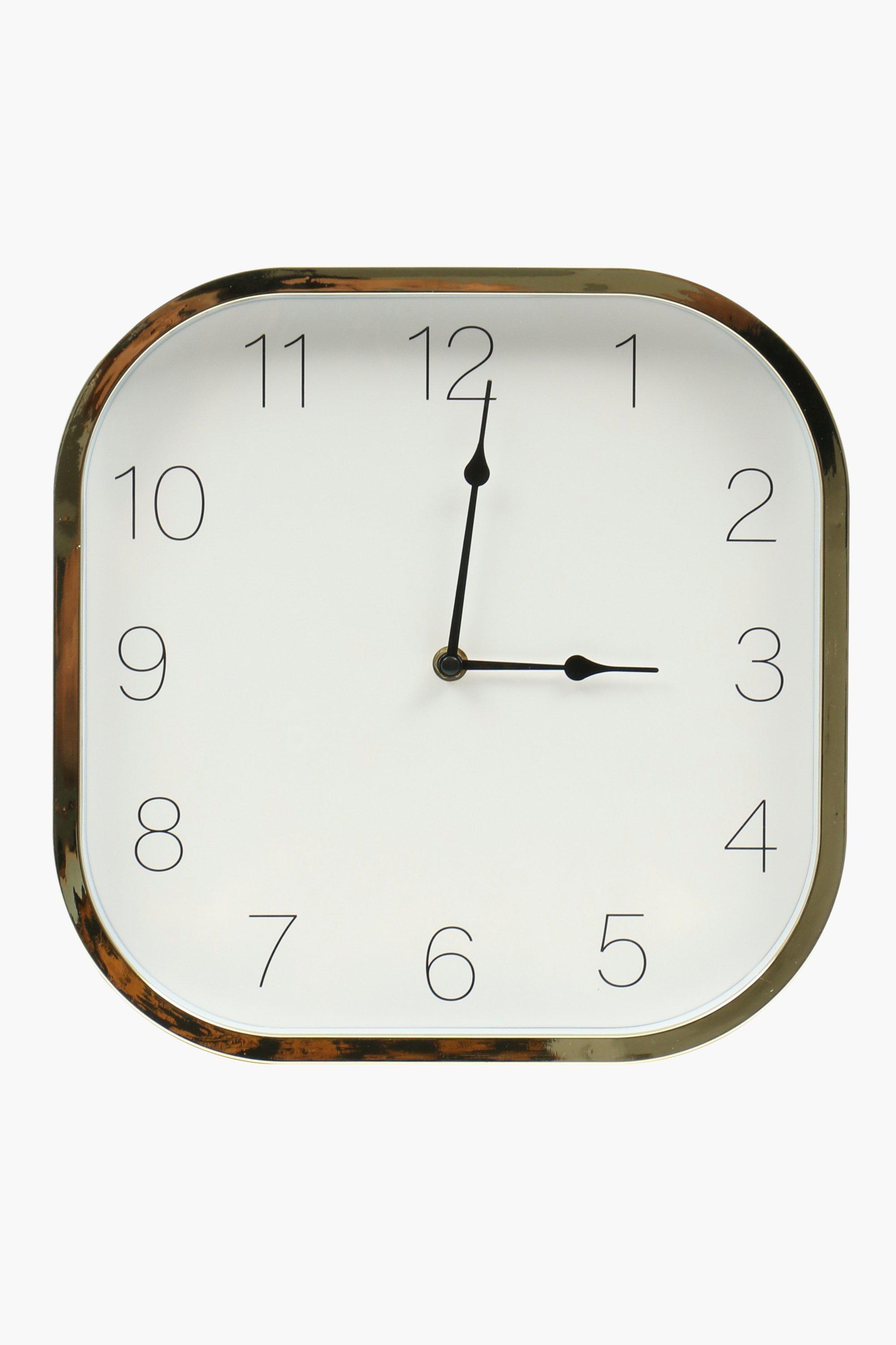 Classic Square Clock, 30cm