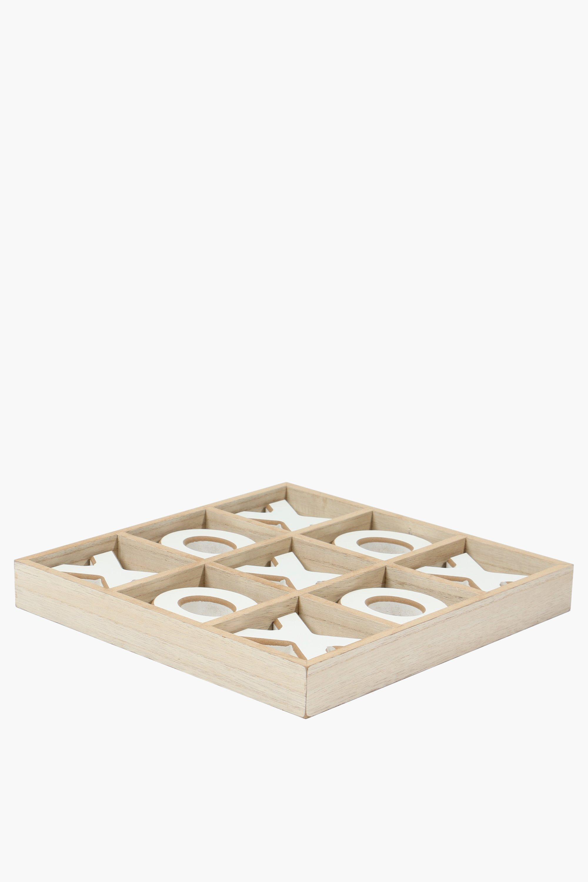 Rustic Xoxo Game Decor, 12x12cm