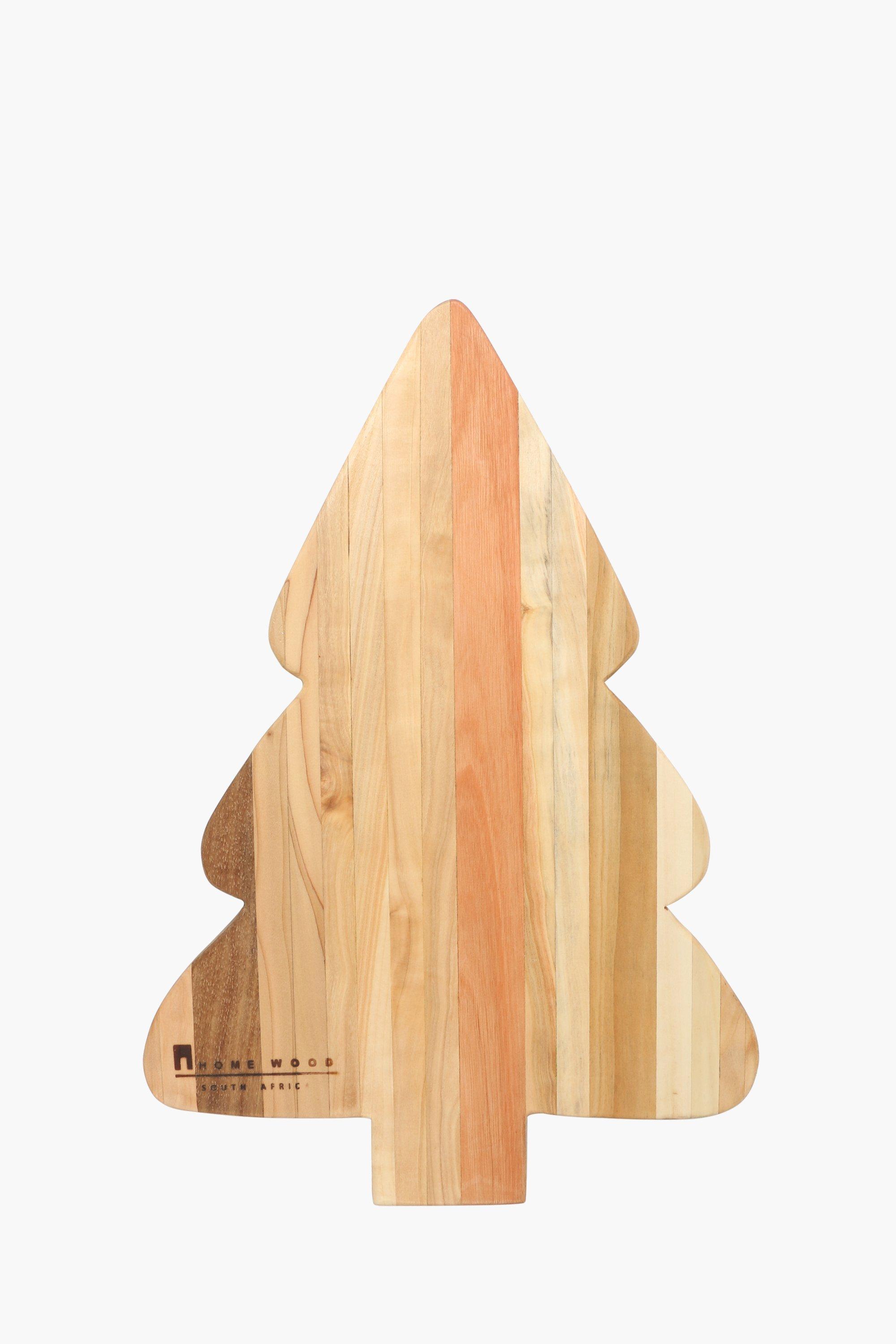 Festive Tree Wooden Server, Extra Large