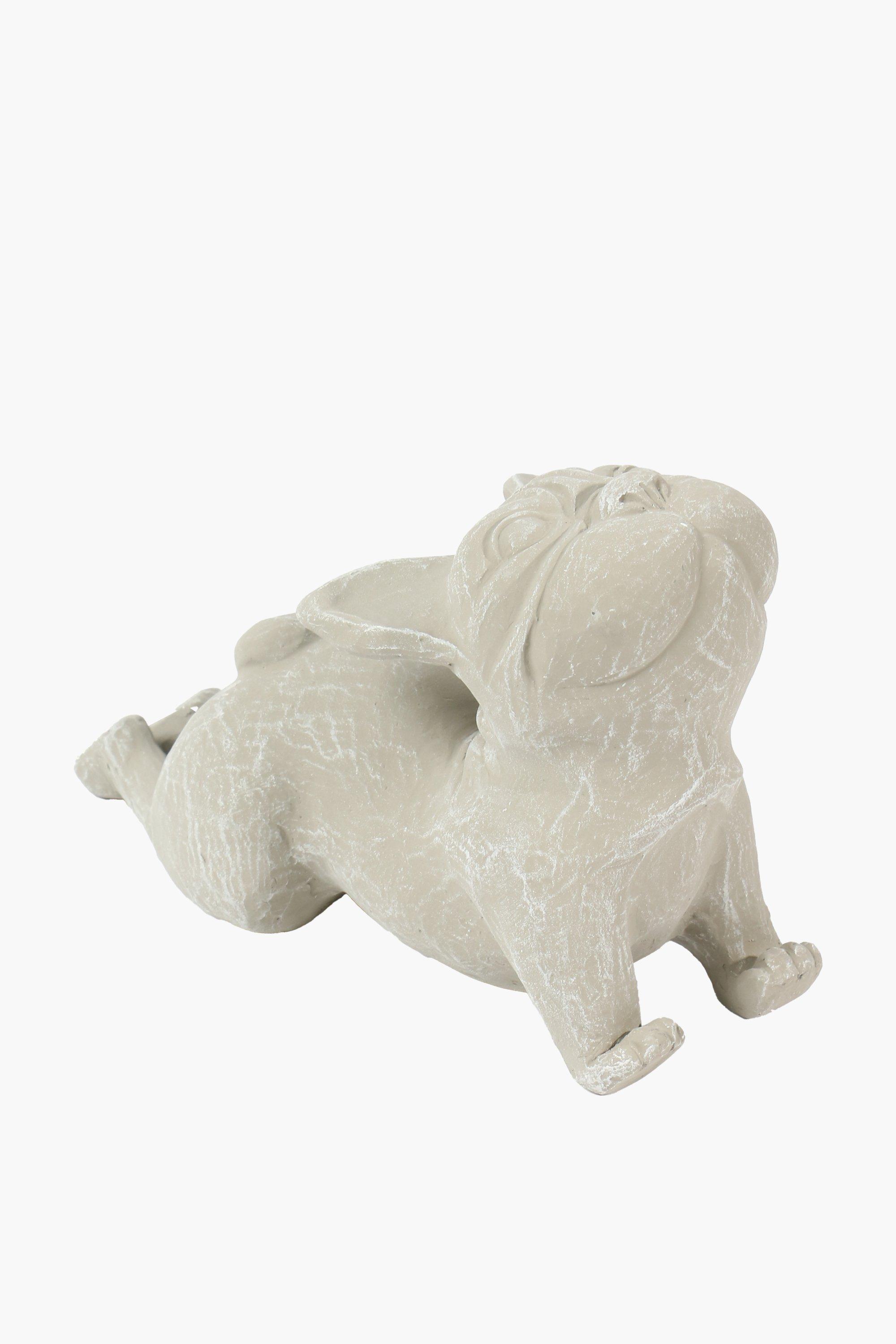 Yoga Dog Statue, 24x16cm