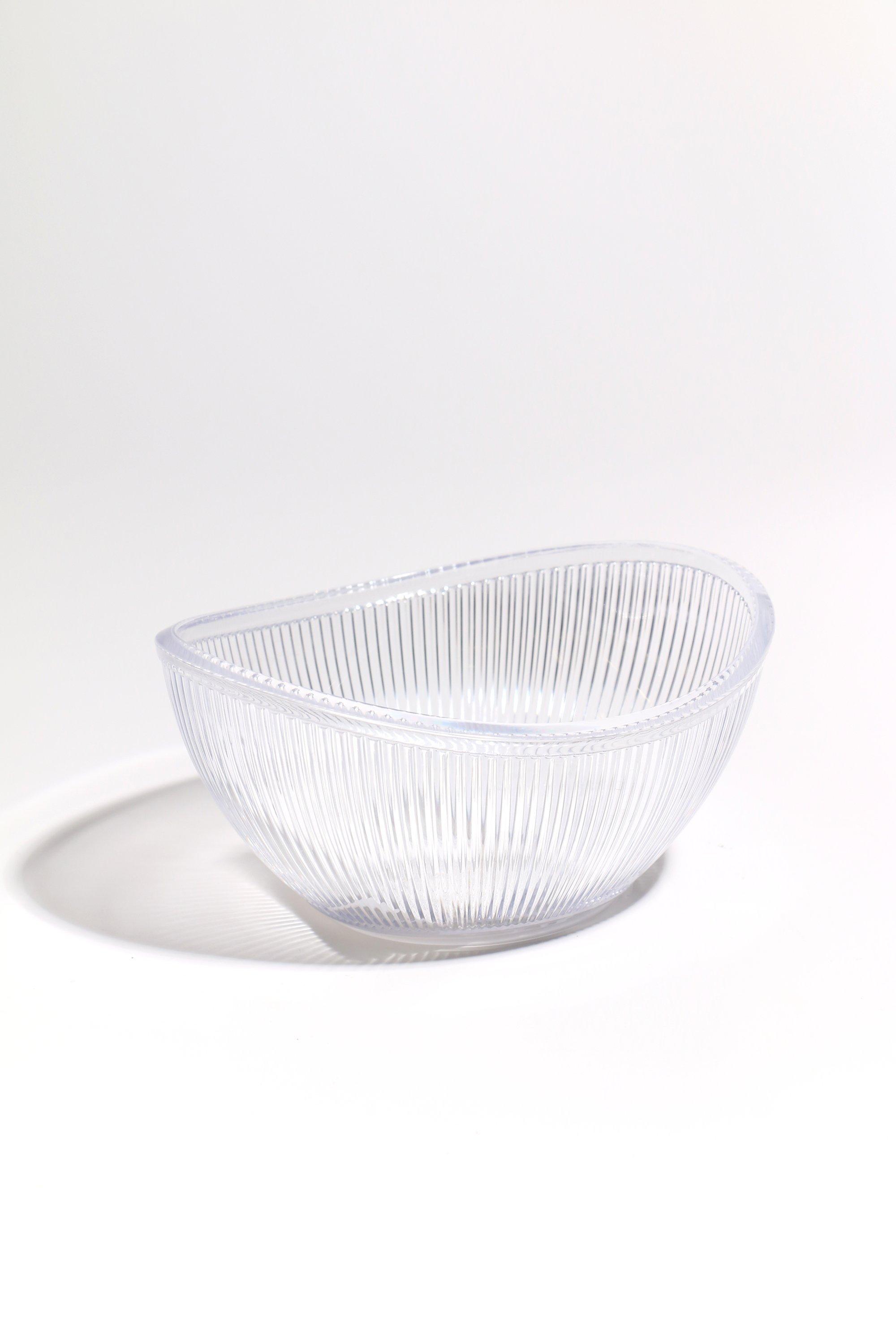 Ribbed Acrylic Bowl
