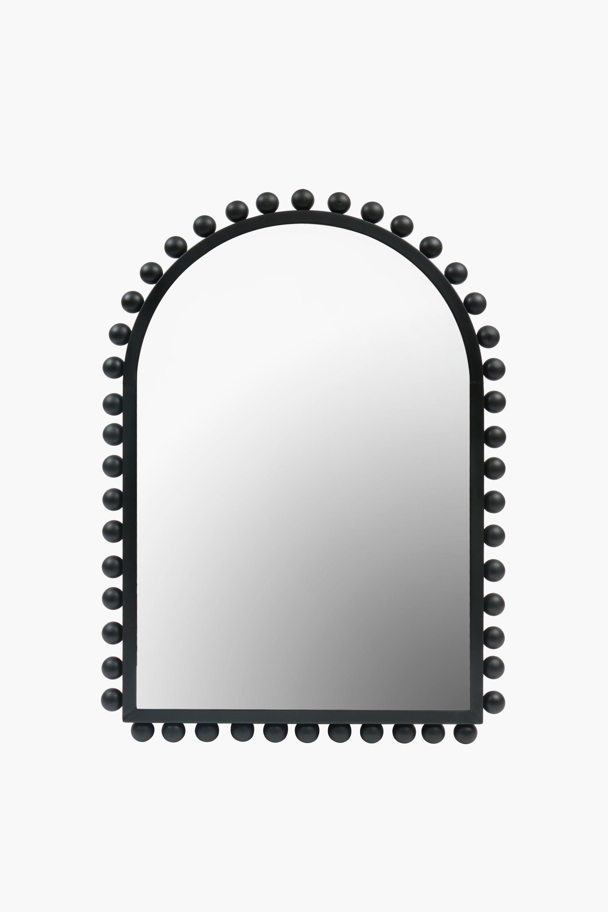 Beaded Arch Mirror, 60x85cm