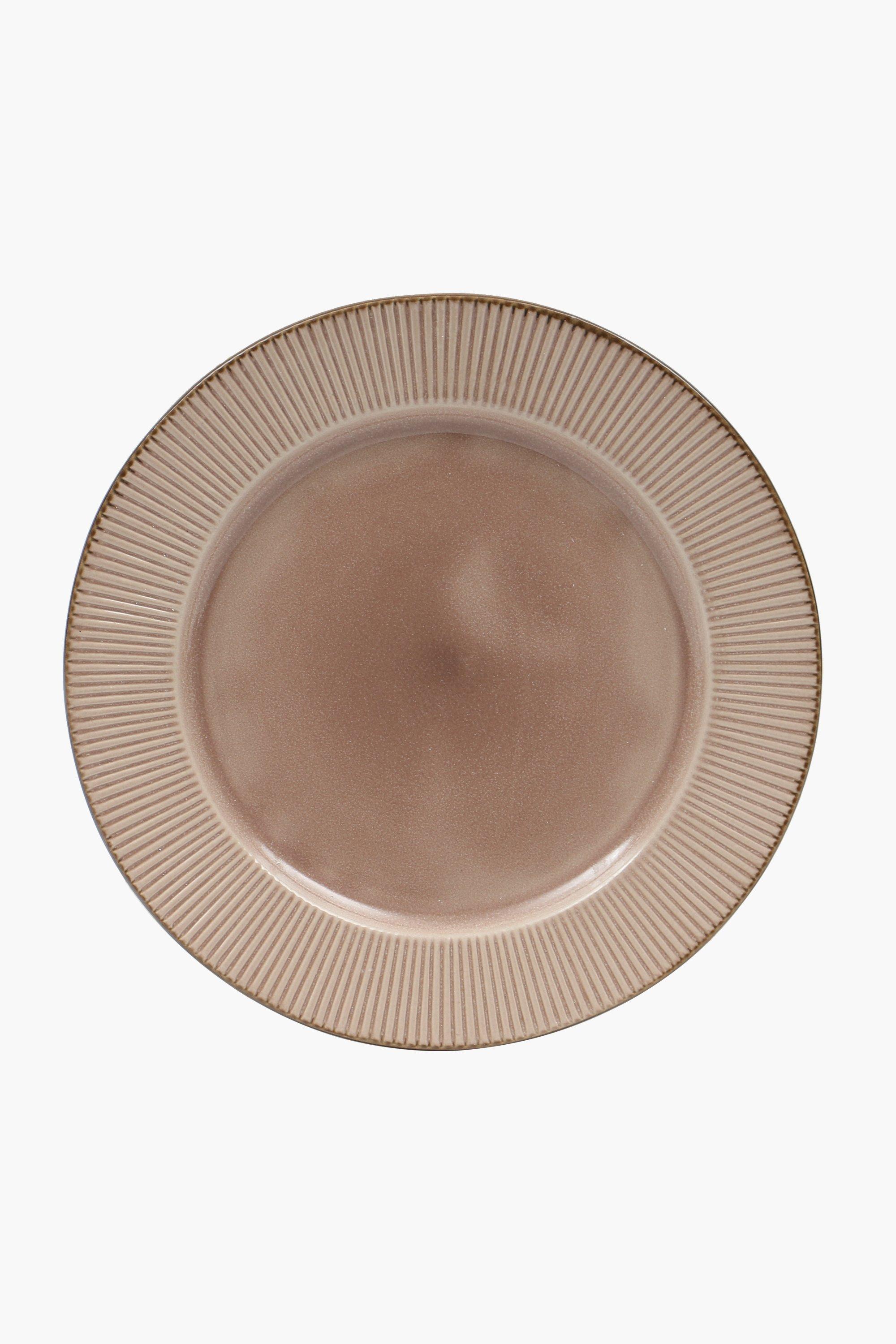 Ridge Border Dinner Plate