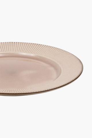 Ridge Border Dinner Plate