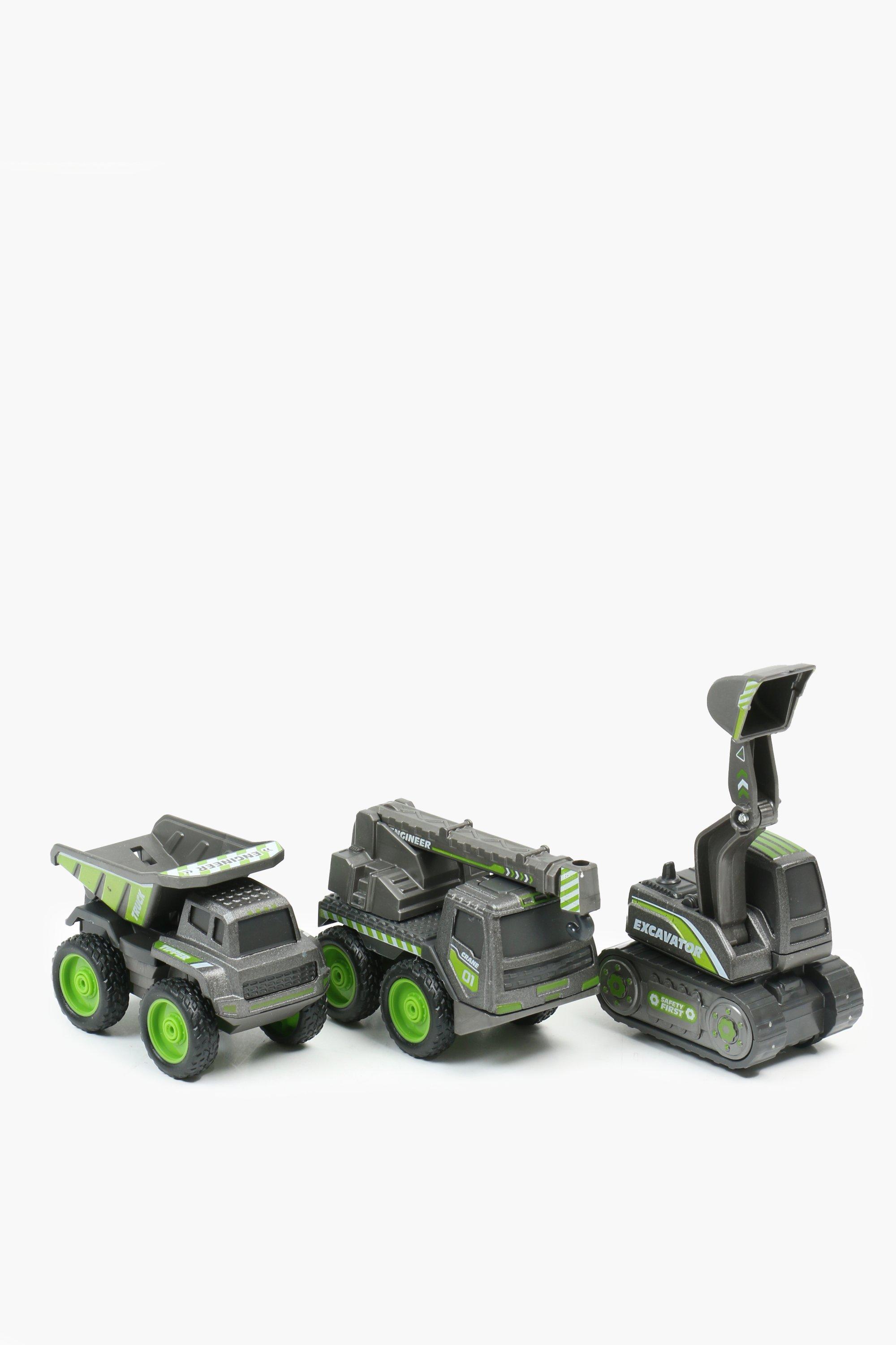 3 Piece Pull Back Truck Set