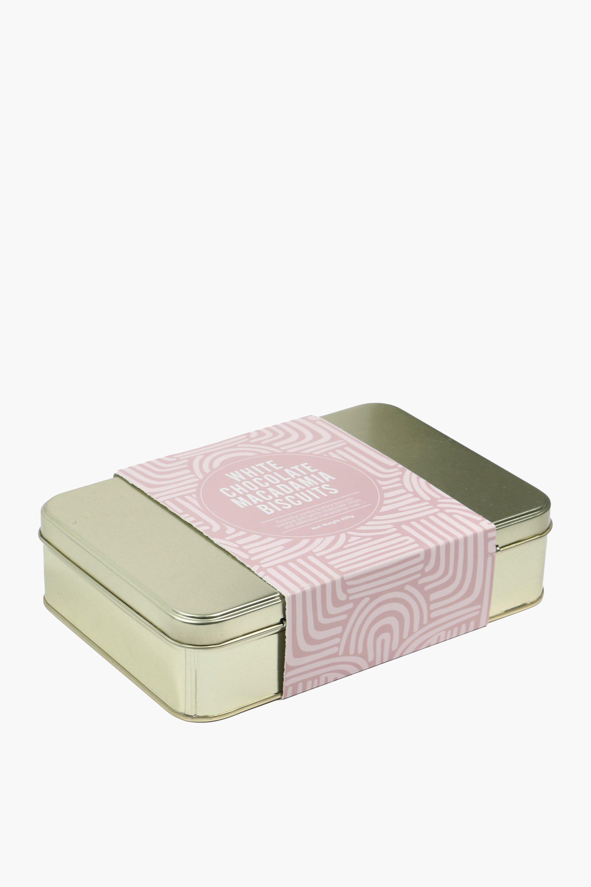 Festive White Chocolate Macadamia Biscuits, 250g