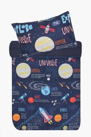 Soft Touch Space Universe Reversible Comforter Set