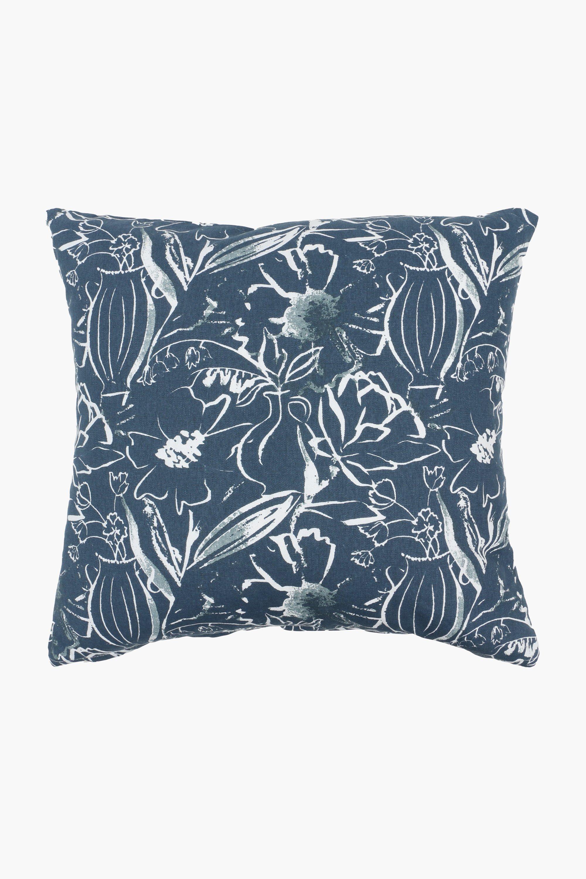 Printed Shelly Botanical Scatter Cushion Cover, 50x50cm