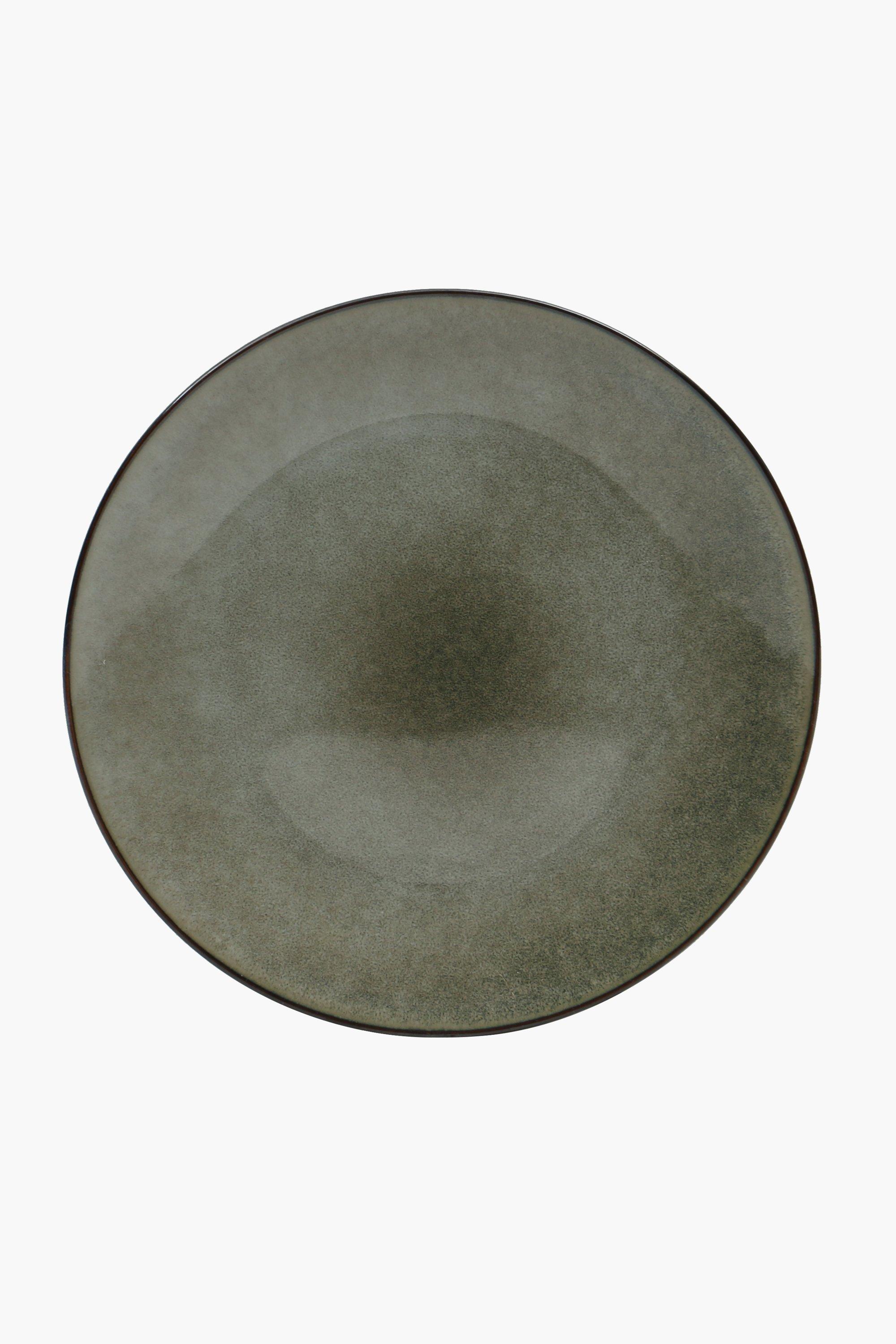 Stoneware Moss Dinner Plate