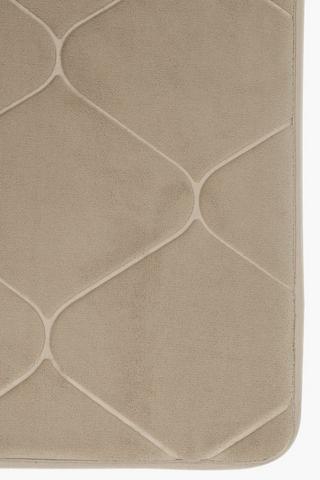 2 Piece Embossed Classic Bath Mat Set