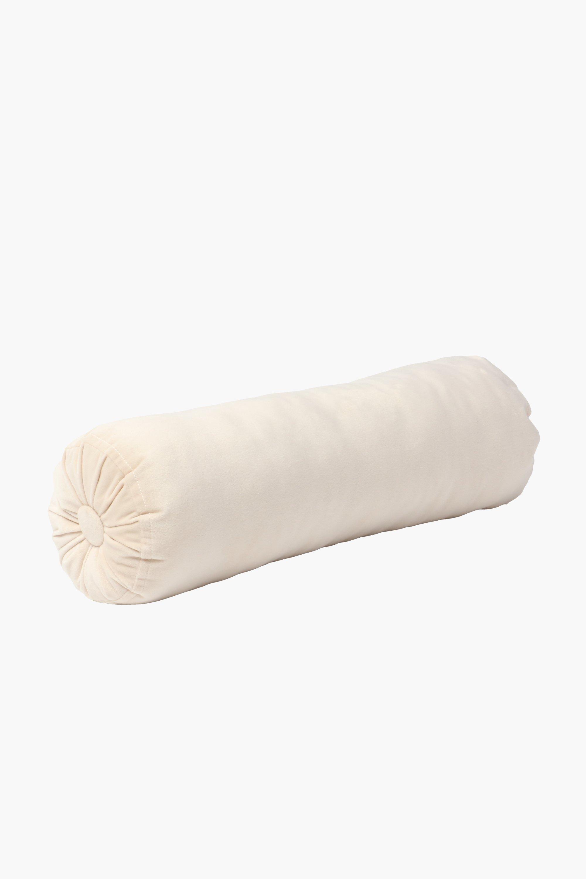 Velvet Bolster Cushion, 18x55cm