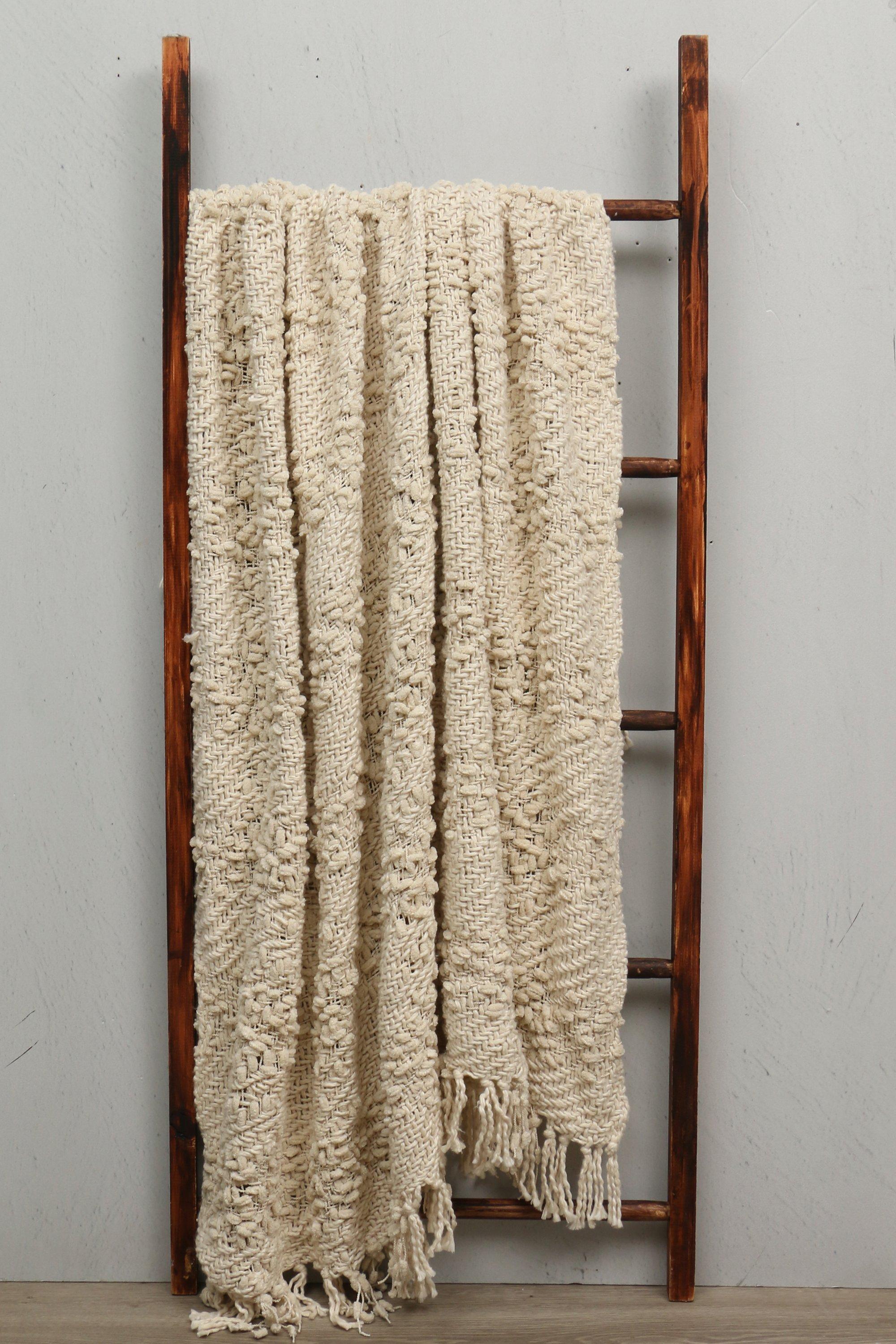 Cotton Textured Throw, 125x150cm