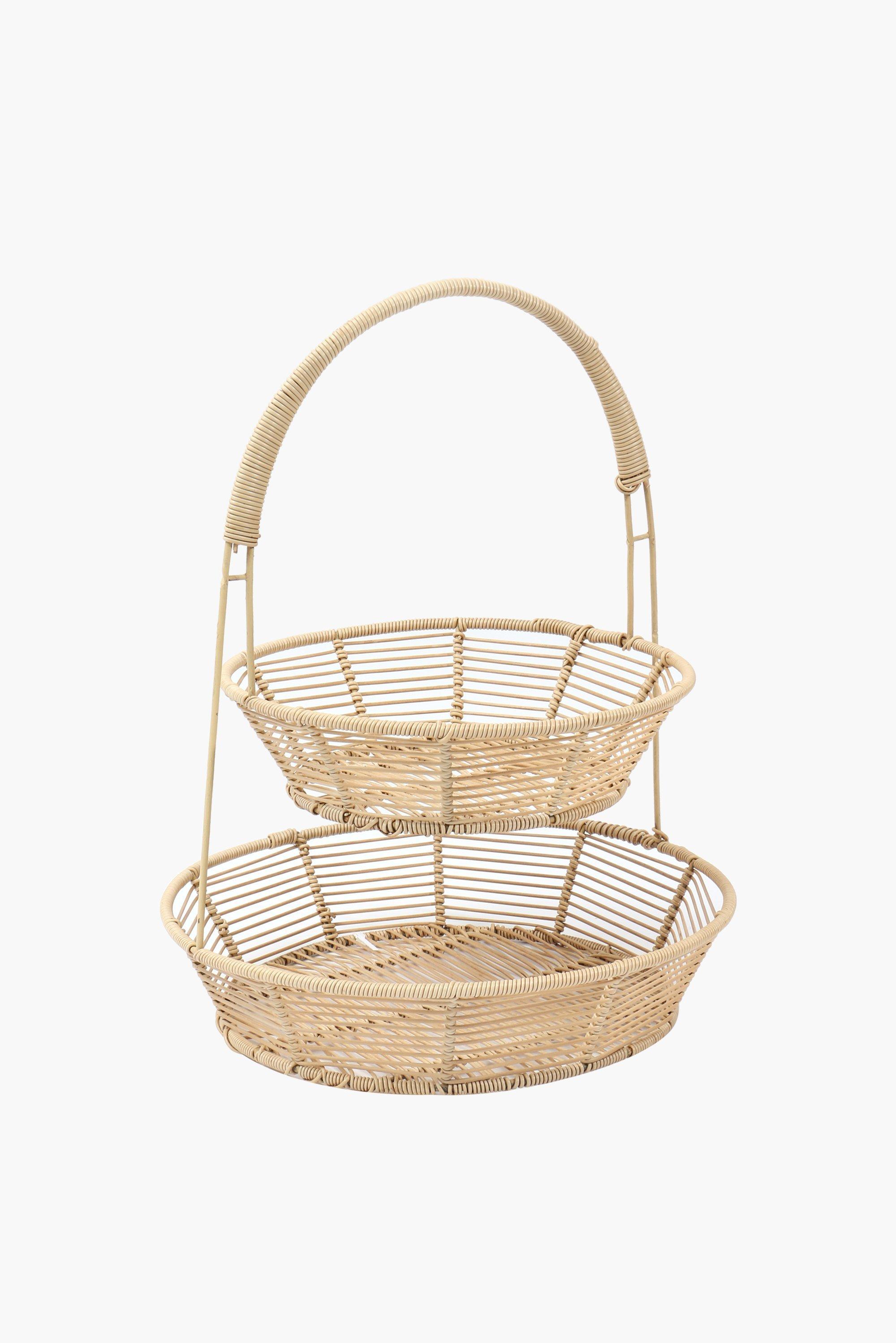Ntombi Woven 2 Tier Fruit Basket