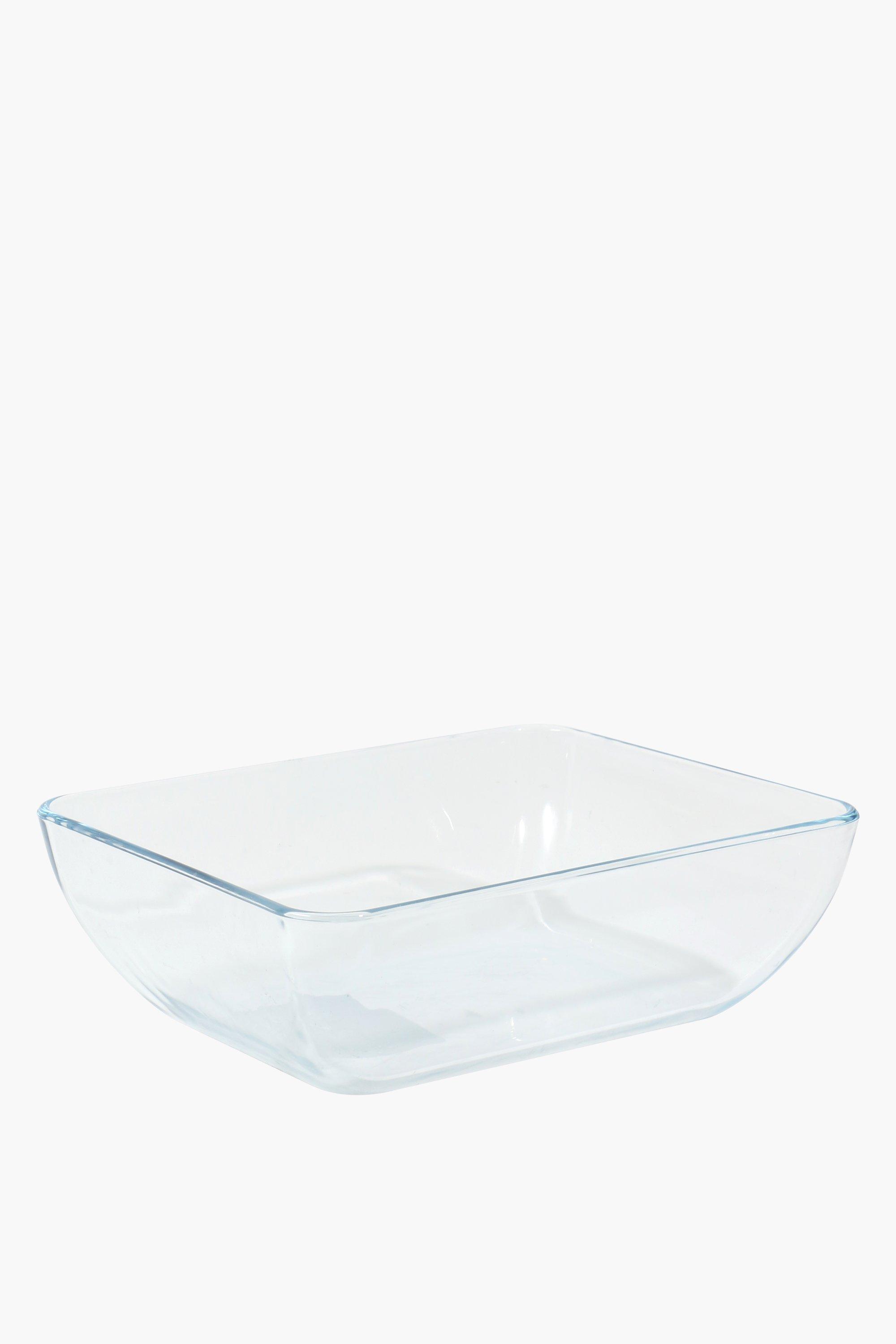 Pyrex Rectangle Glass Bowl, 3,3l