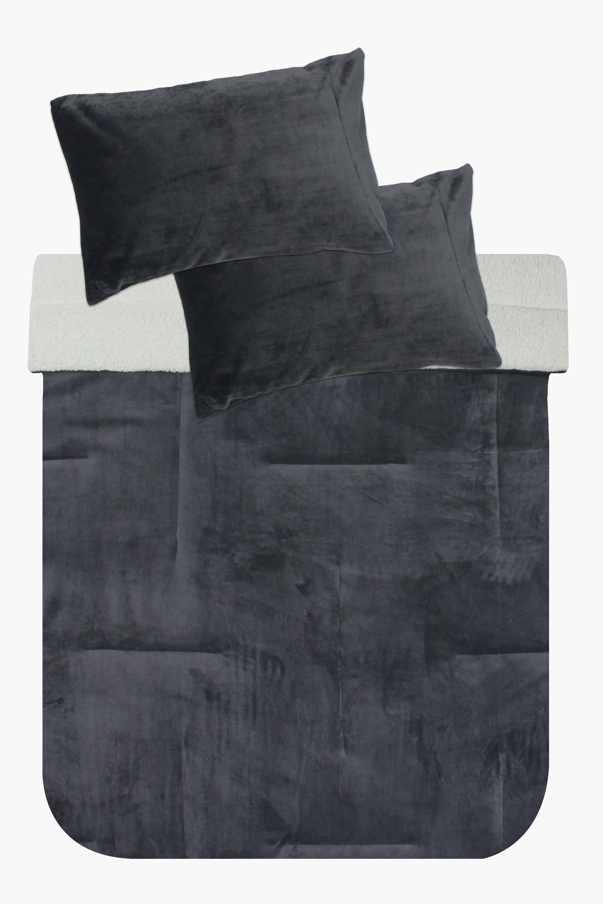 Soft Touch Micromink Sherpa Comforter Set