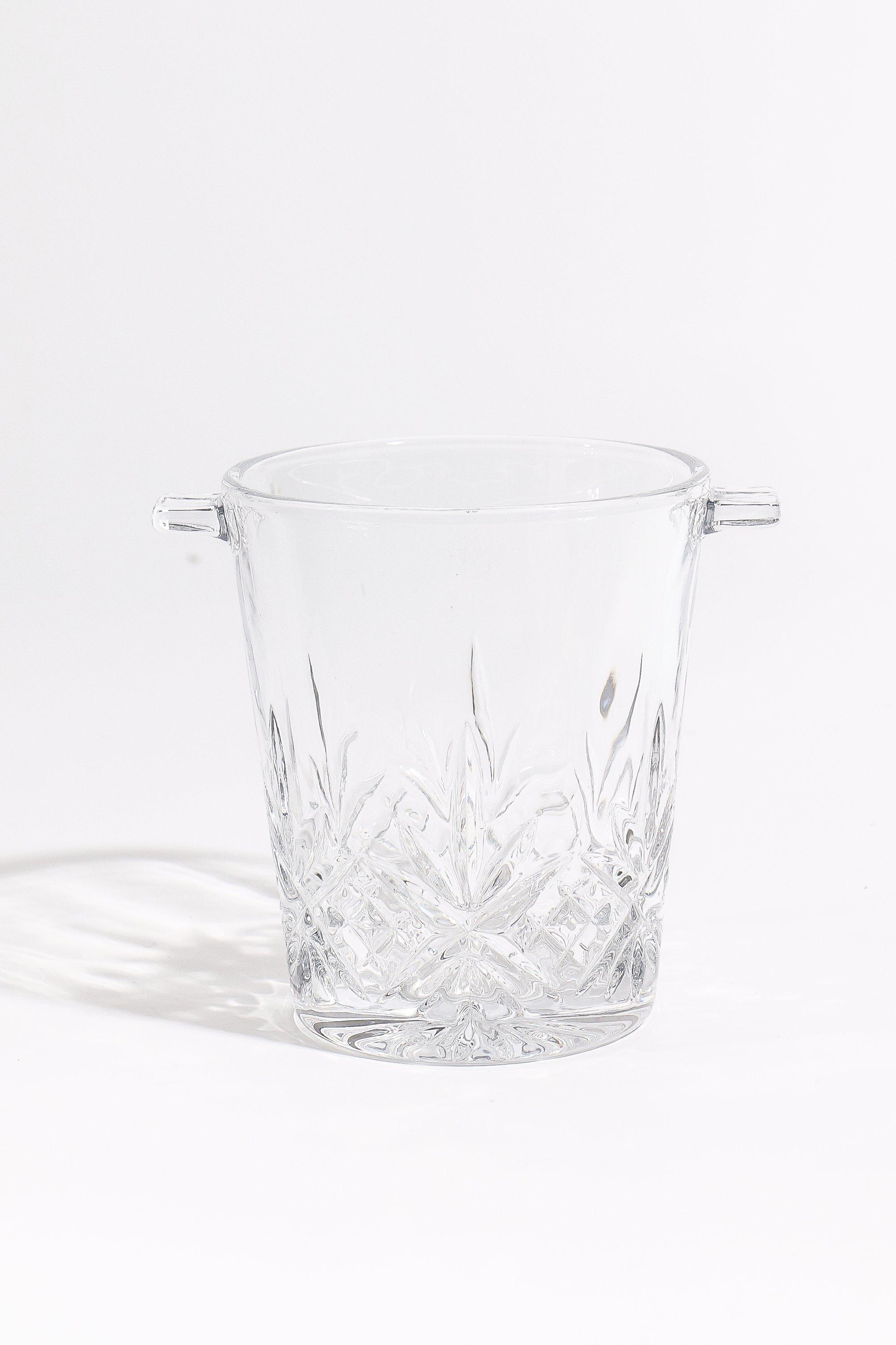Paris Glass Ice Bucket