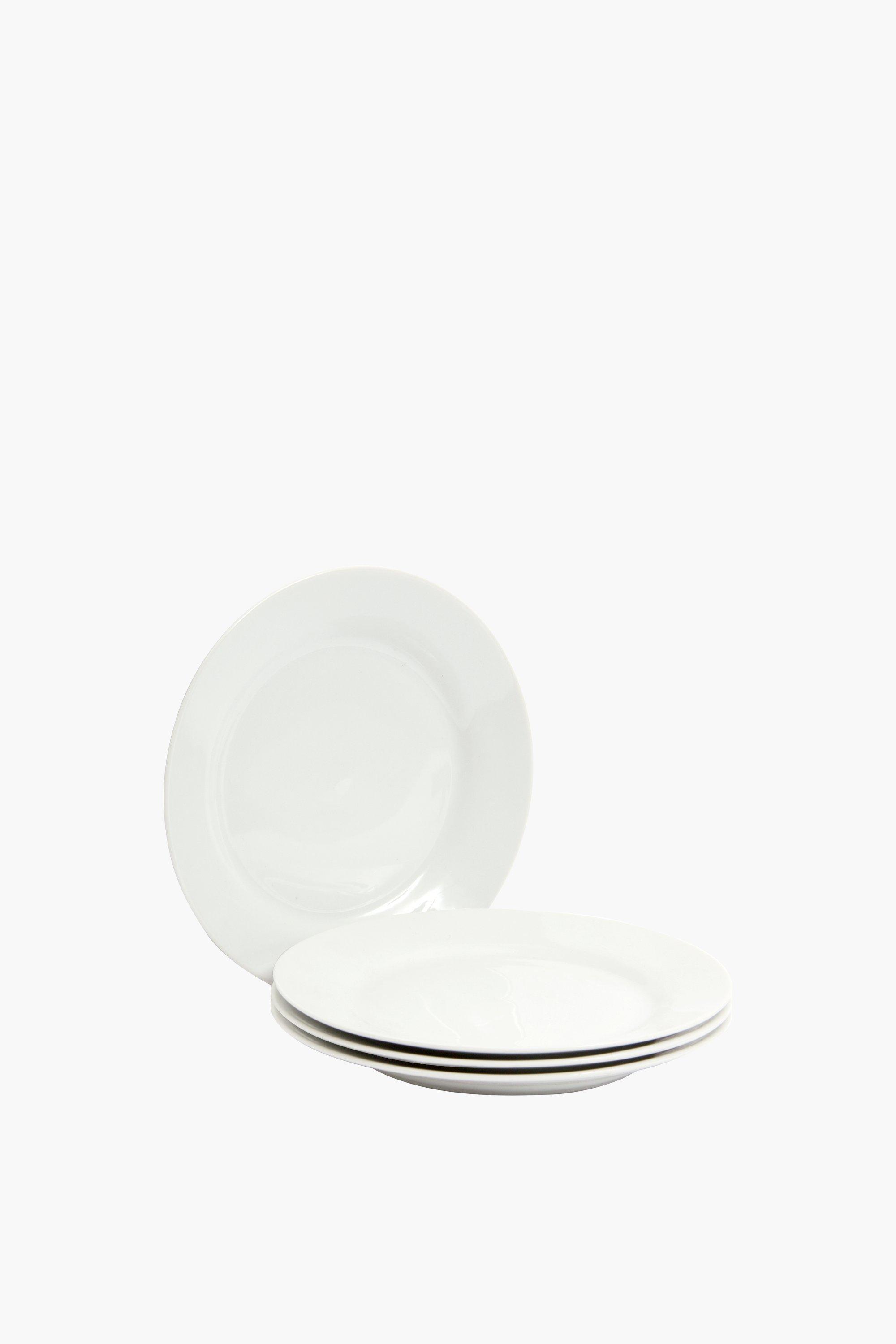4 Pack Porcelain Side Plates