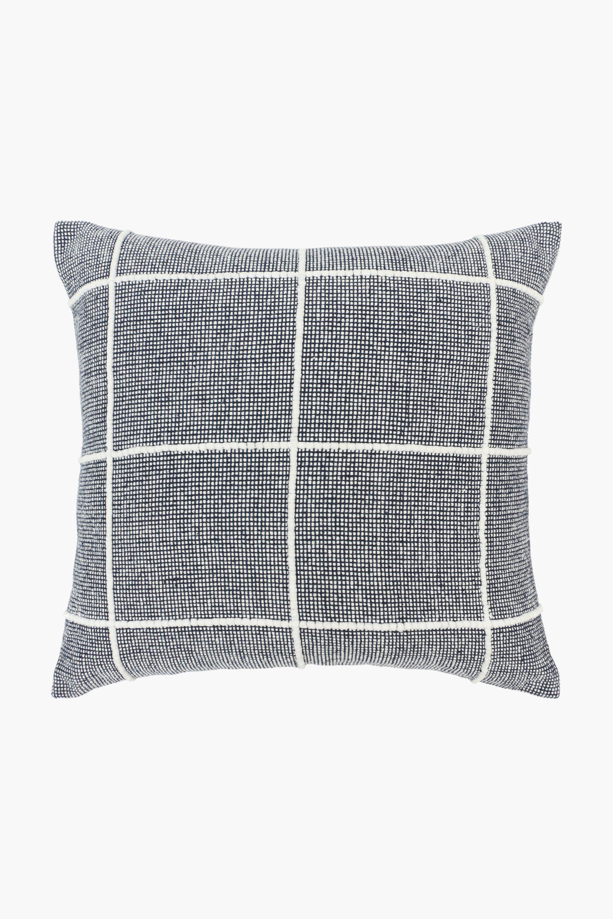 Textured Check Scatter Cushion, 50x50cm