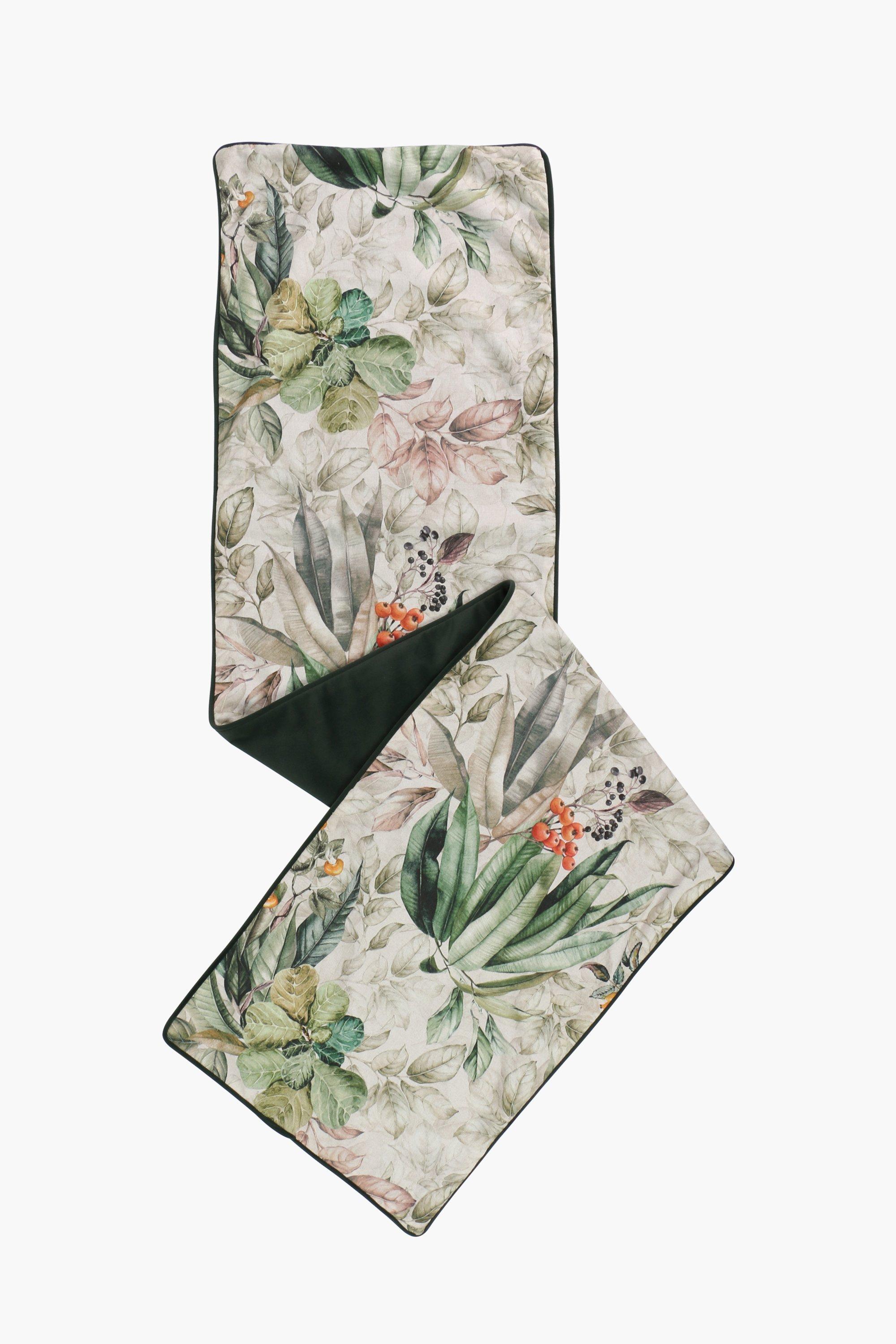 100% Cotton Floral Table Runner